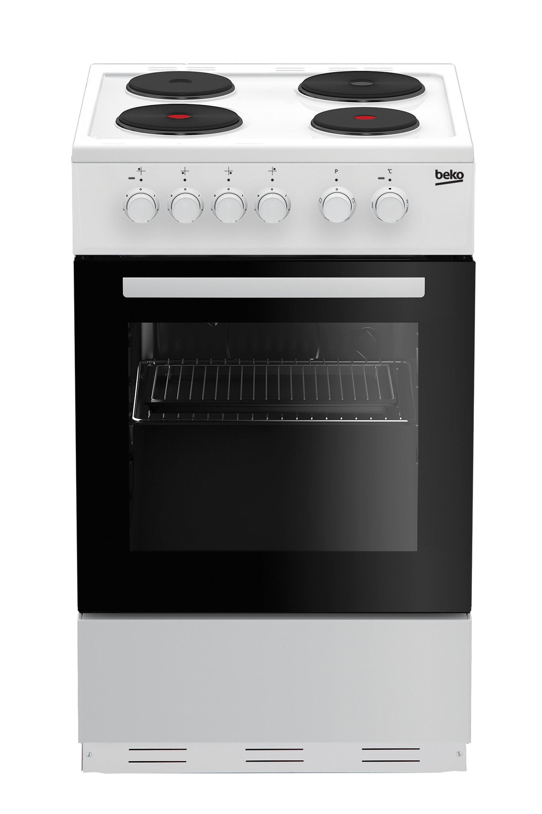 beko 60cm electric upright cooker white | Beko 60cm electric upright ...