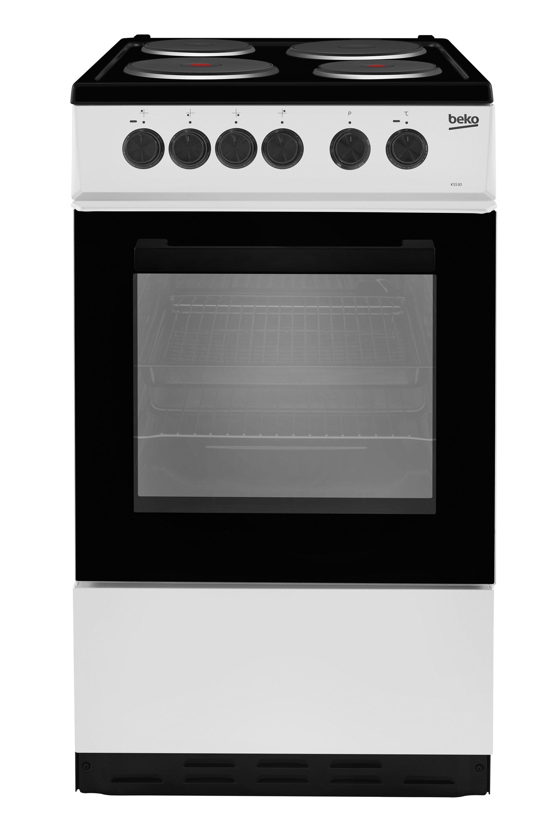 beko 60cm electric upright cooker white | Beko 60cm electric upright ...