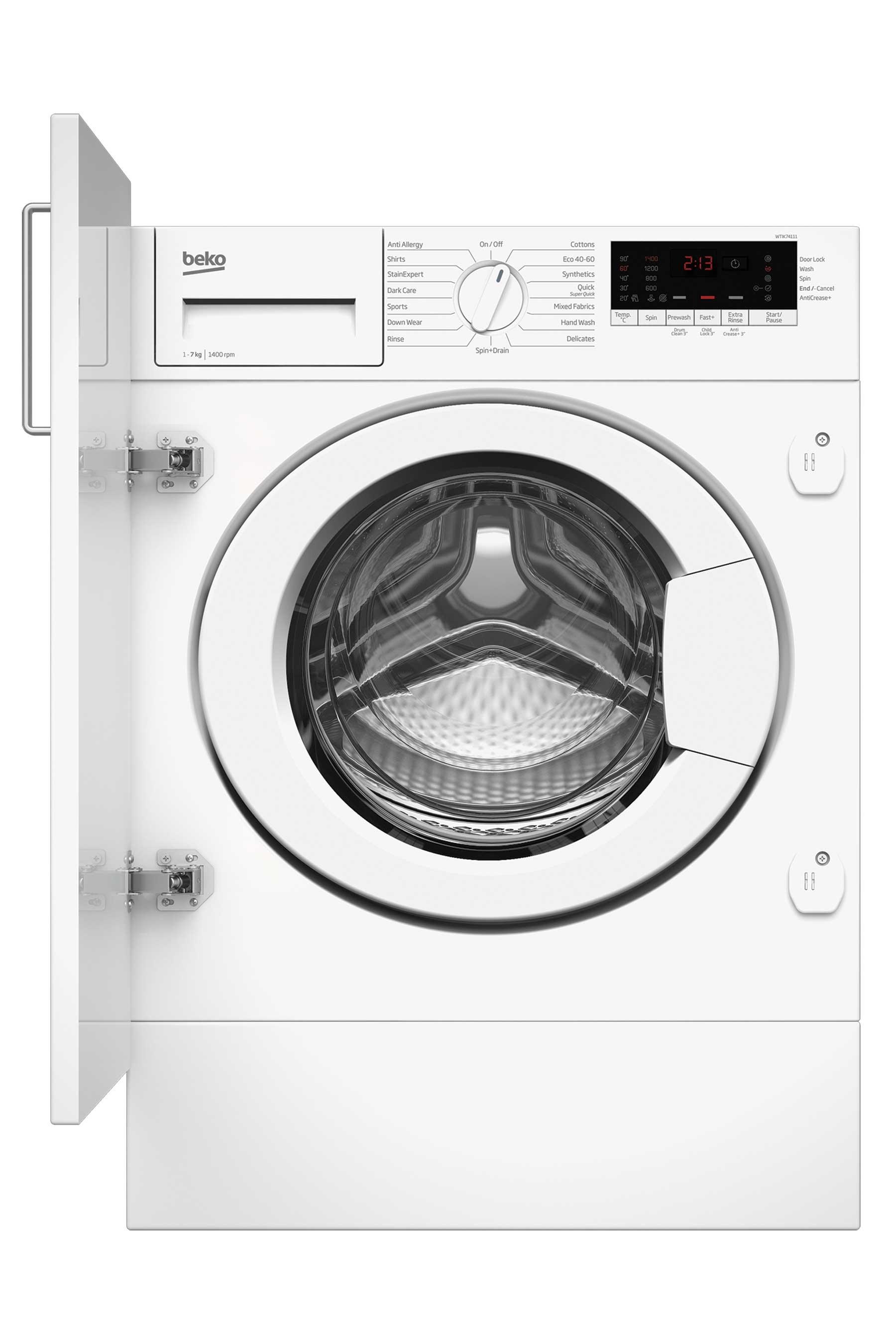 beko wm5122w 5kg 1200rpm washing machine white | Beko wm5122w 5kg ...