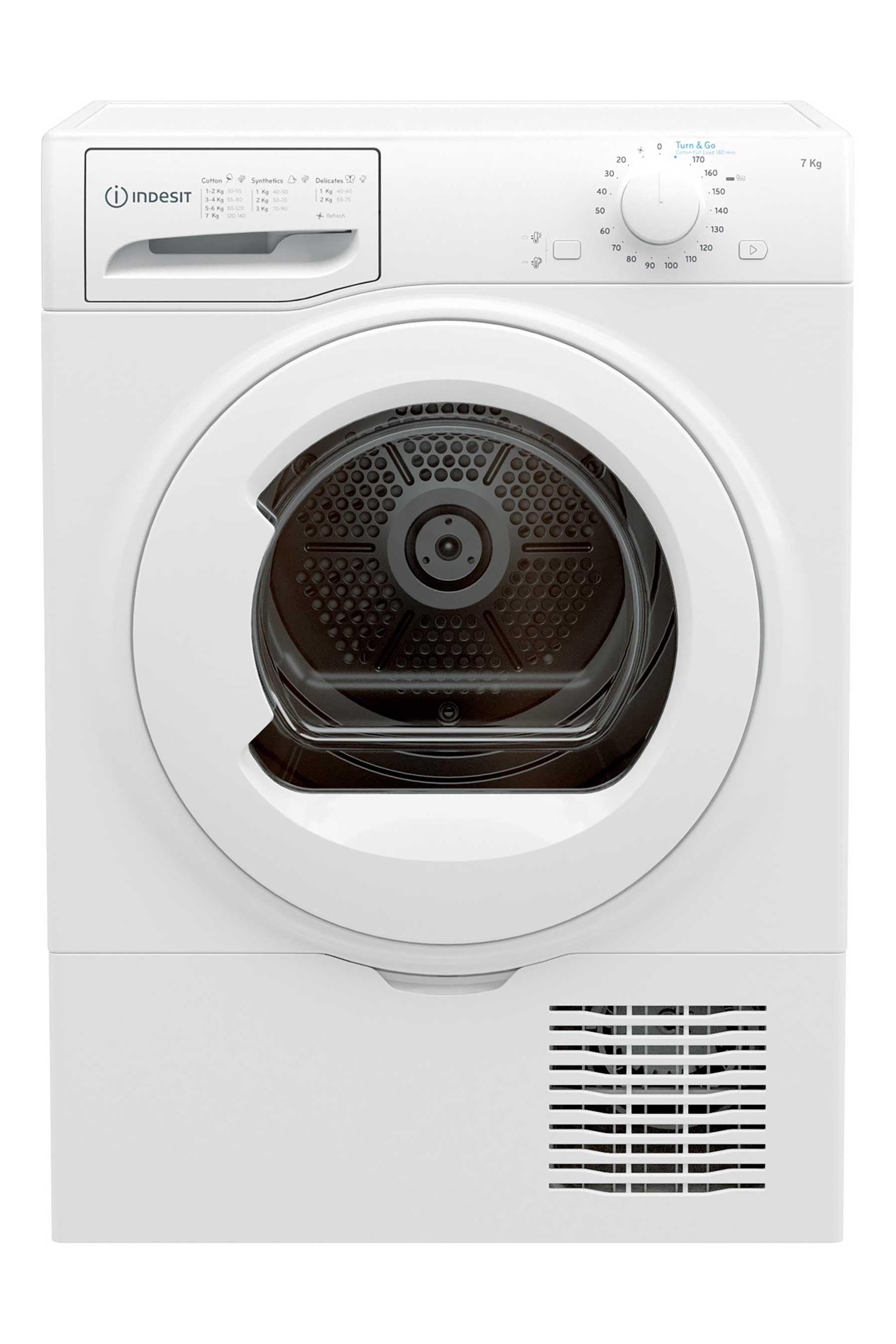 Indesit I2d81suk 8Kg Load Condenser Tumble Dryer - Silver | Indesit | US