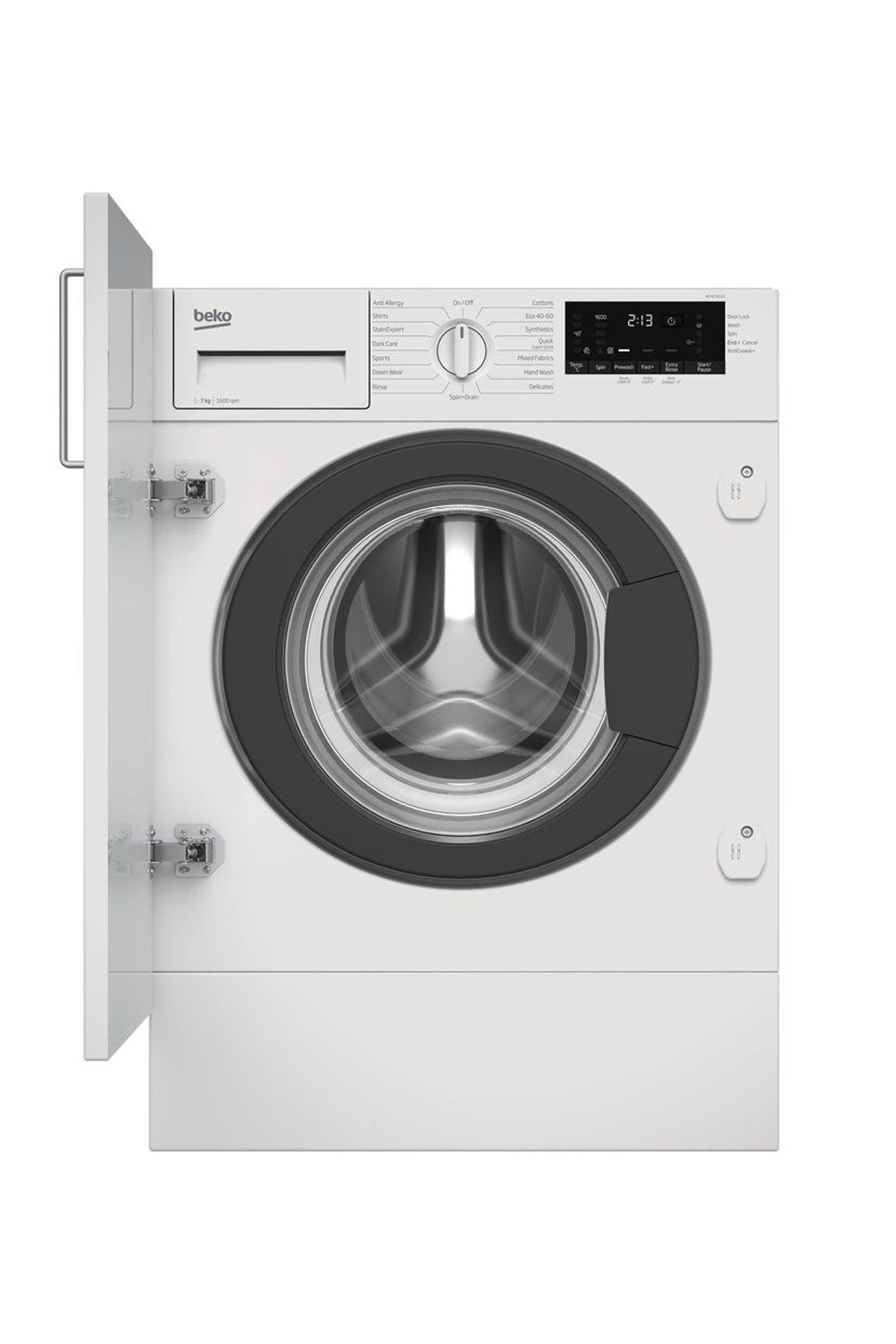 beko wtik86151f integrated 8 kg 1600 spin washing | Beko wtik86151f ...