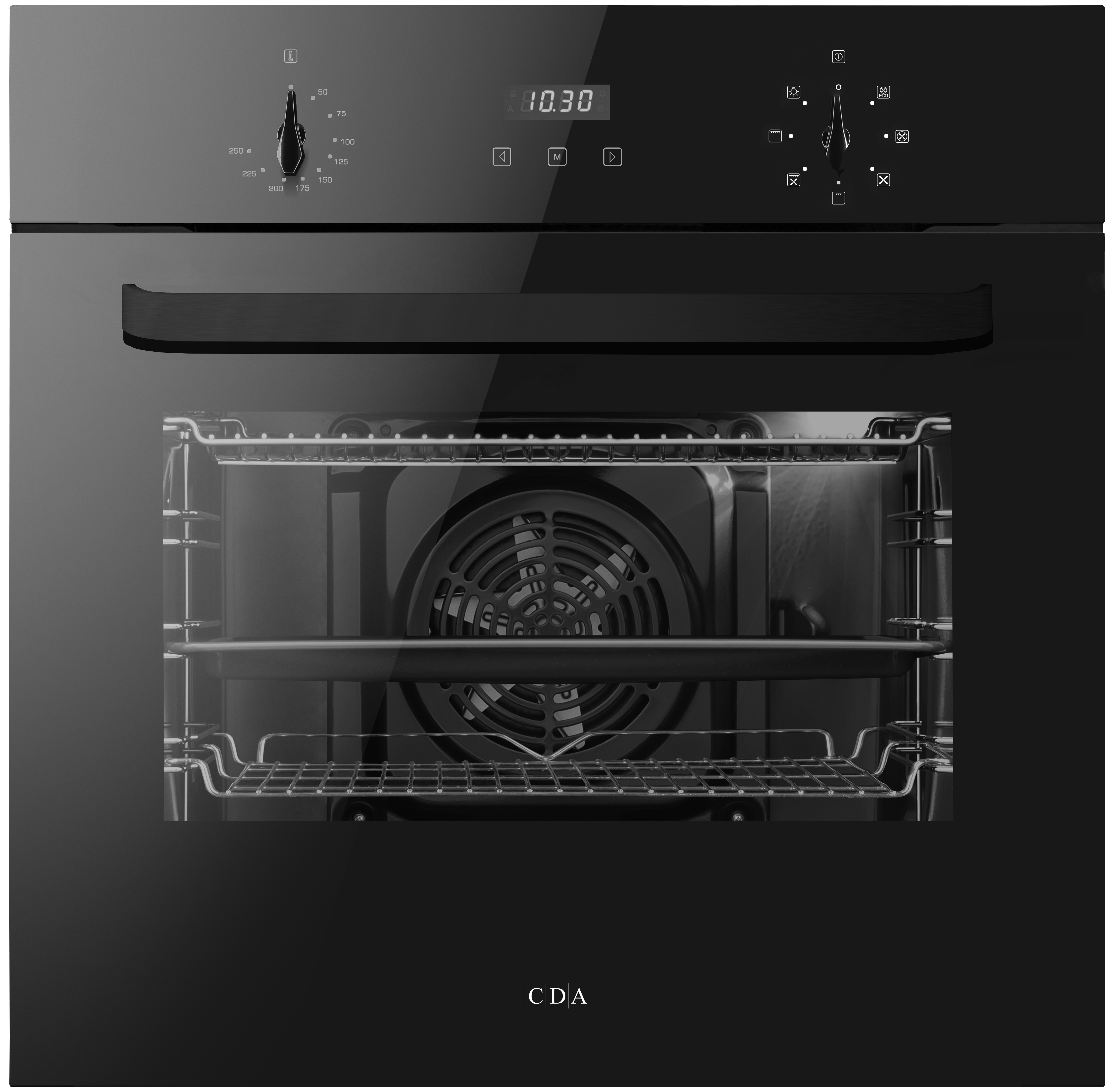 CDA SC223BL 59.5cm Electric Single Oven - Black - Cda - Cooking > Built ...