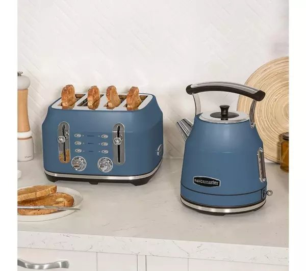 Appliance Electronics | Rangemaster RMCL4S201SB 4 Slice Toaster - Stone ...