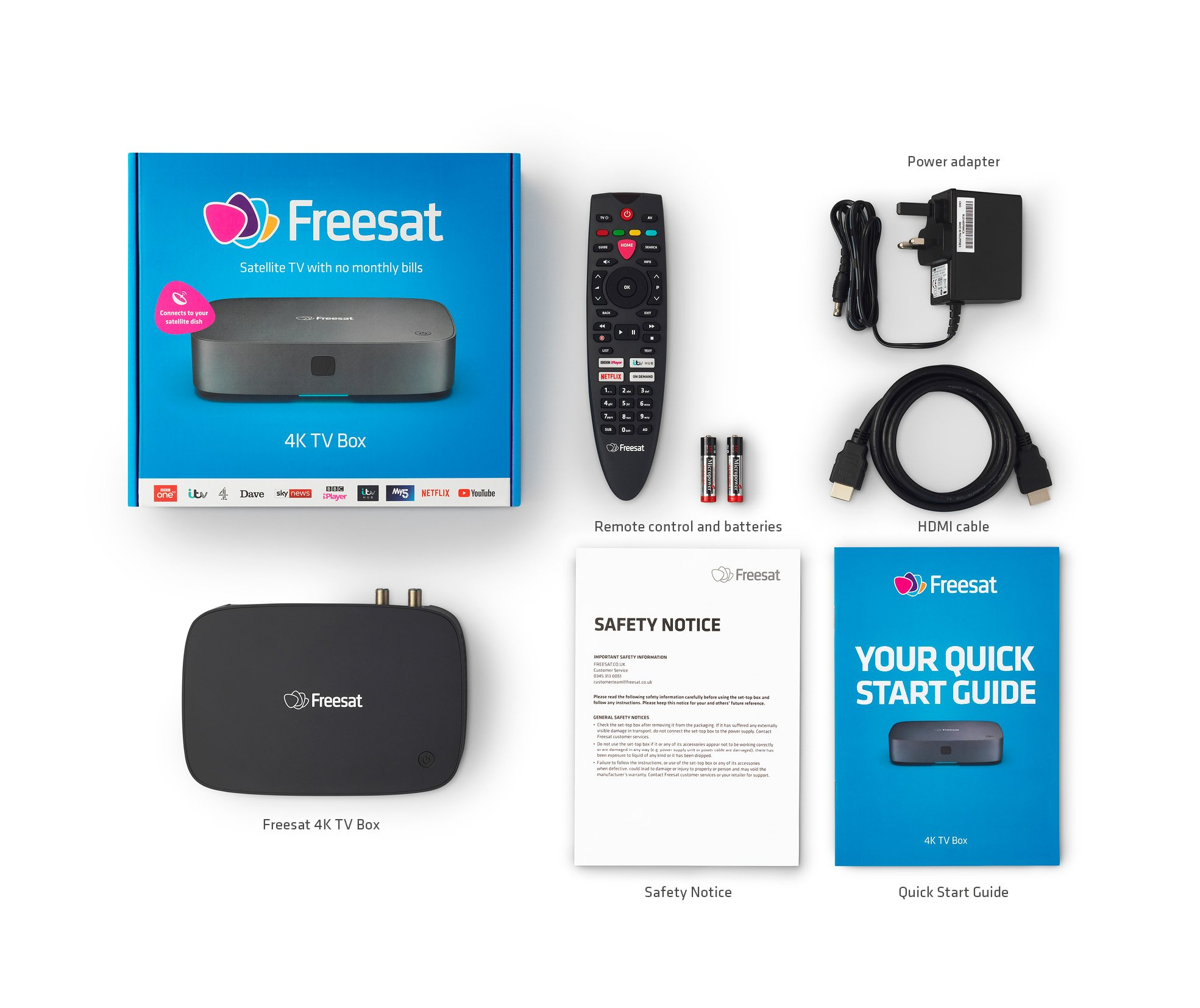 Freesat UHD-X Freesat Box - Anthracite - UHD_X - Freesat - TV & Audio ...