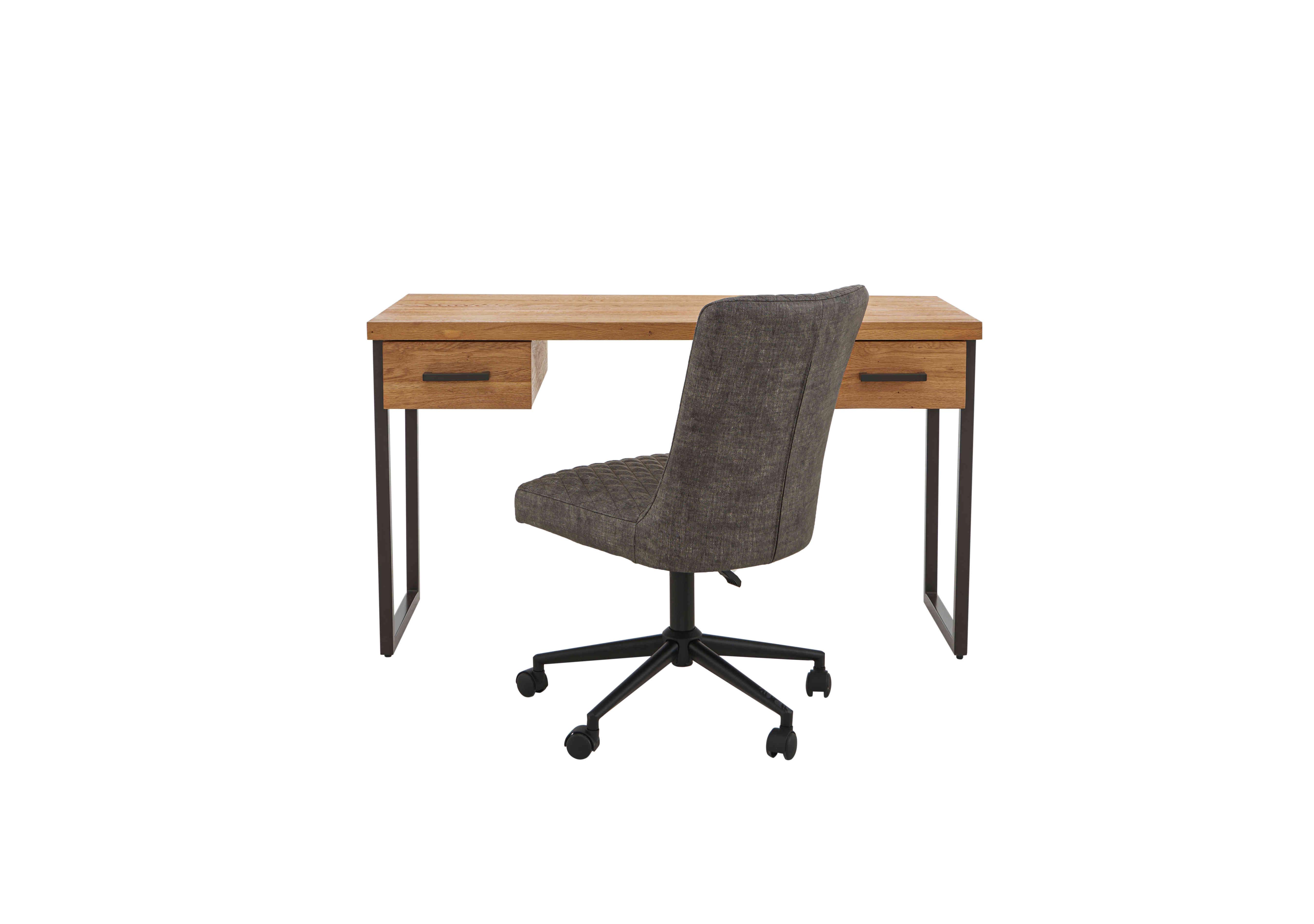 Earth Desk with Drawers and Office Chair - Furniture Village