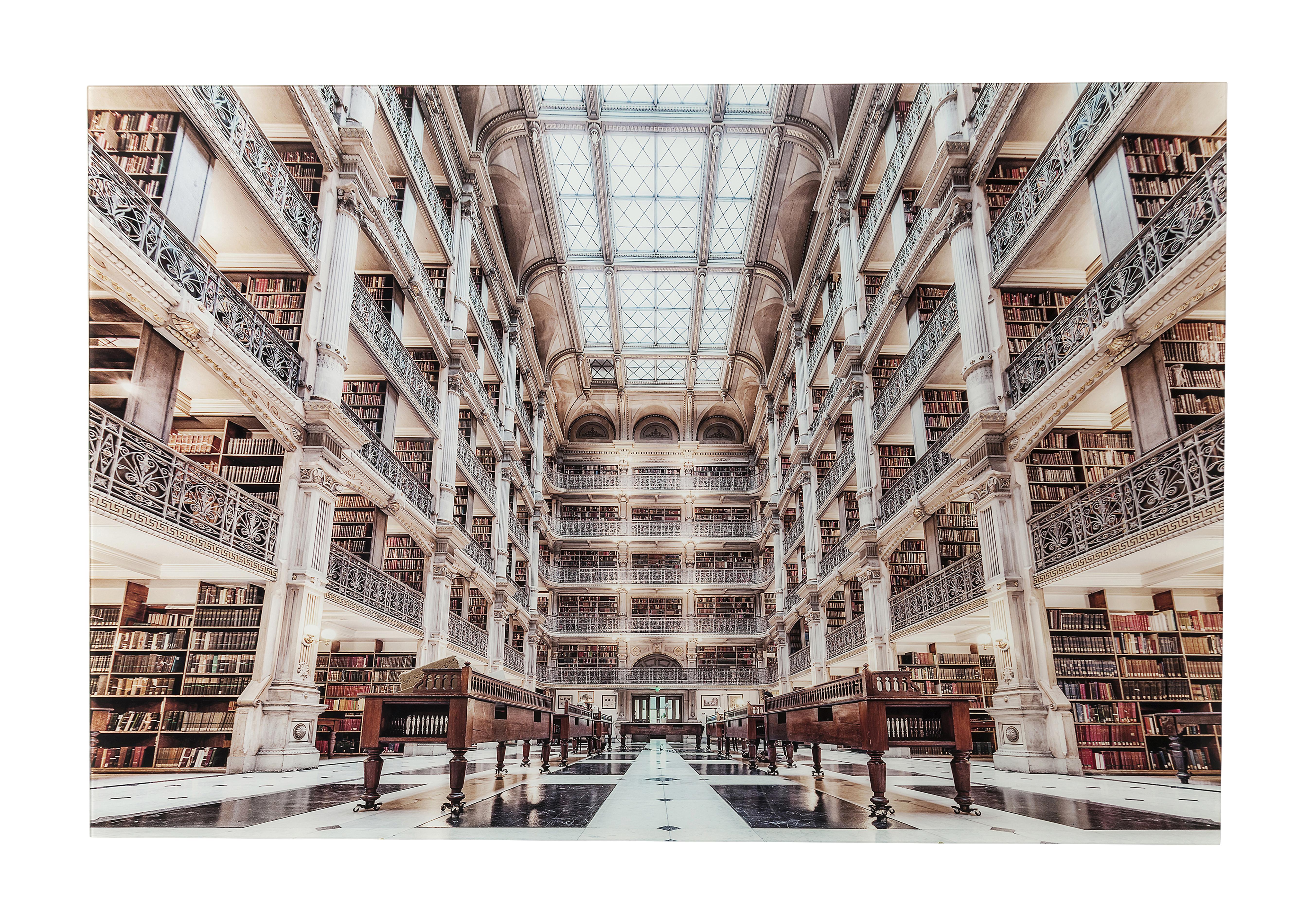 Library Glass Picture - Furniture Village