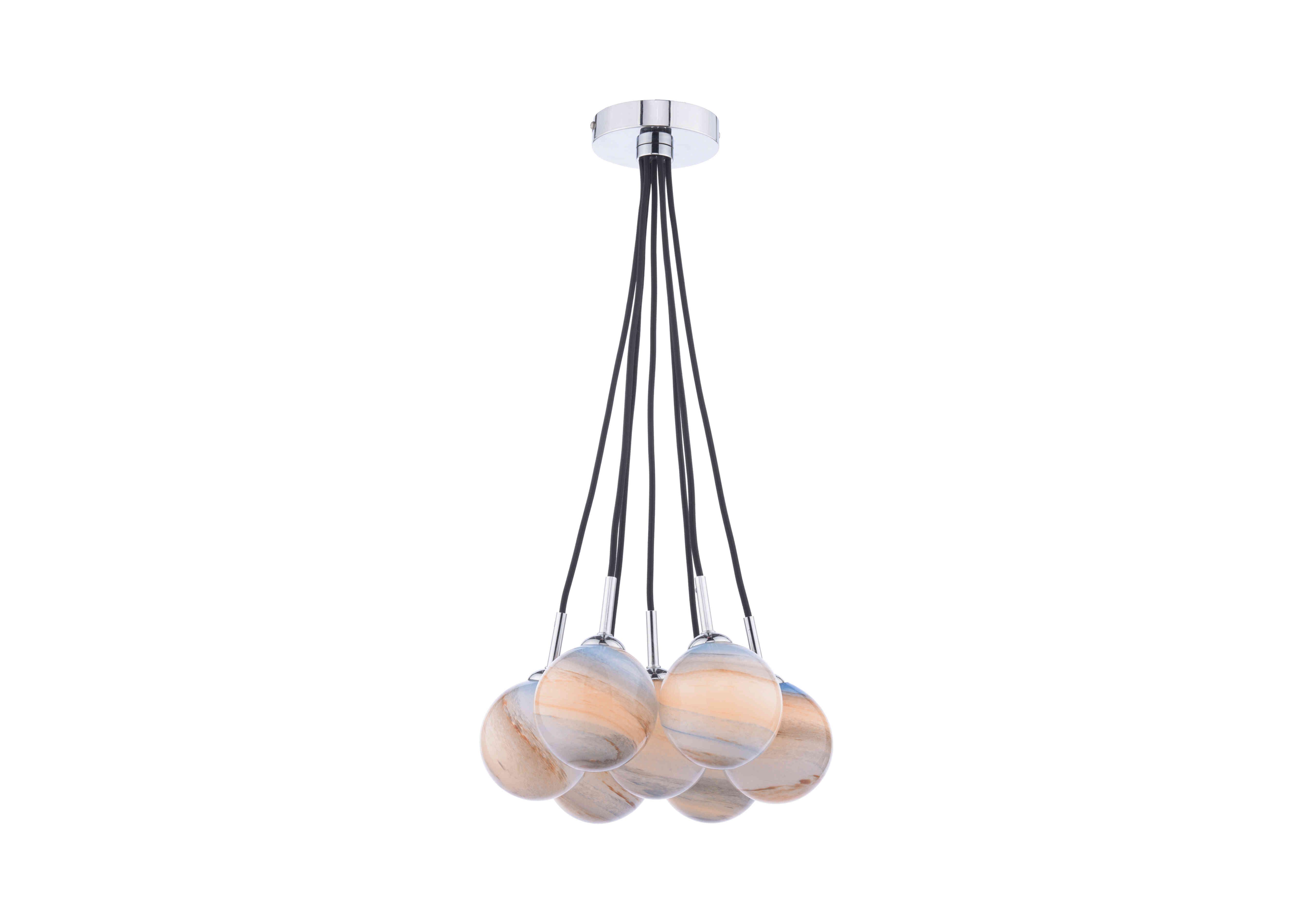 Mikara 7 Light Cluster Pendant - Furniture Village