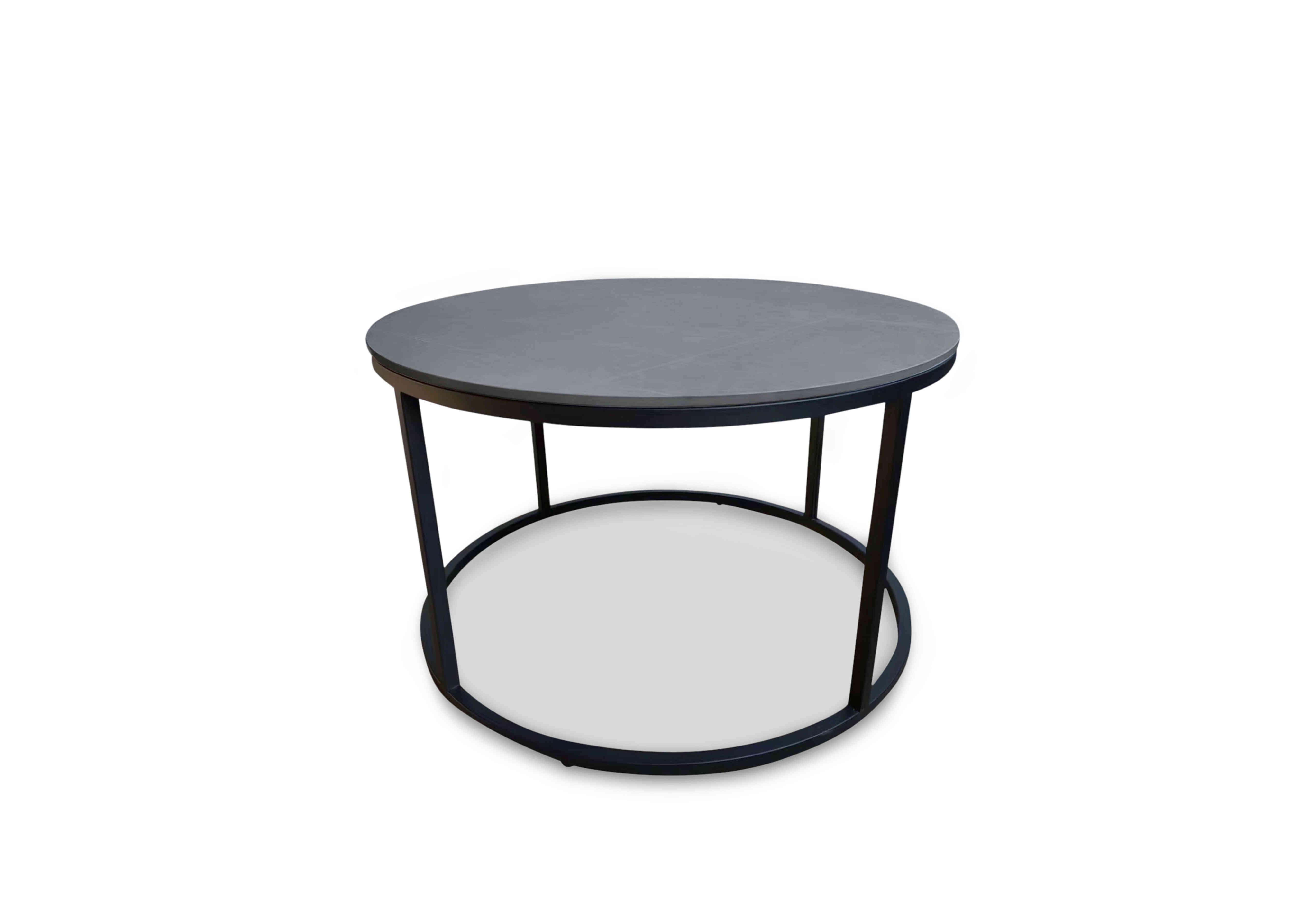 Zeus Round Coffee Table - Furniture Village