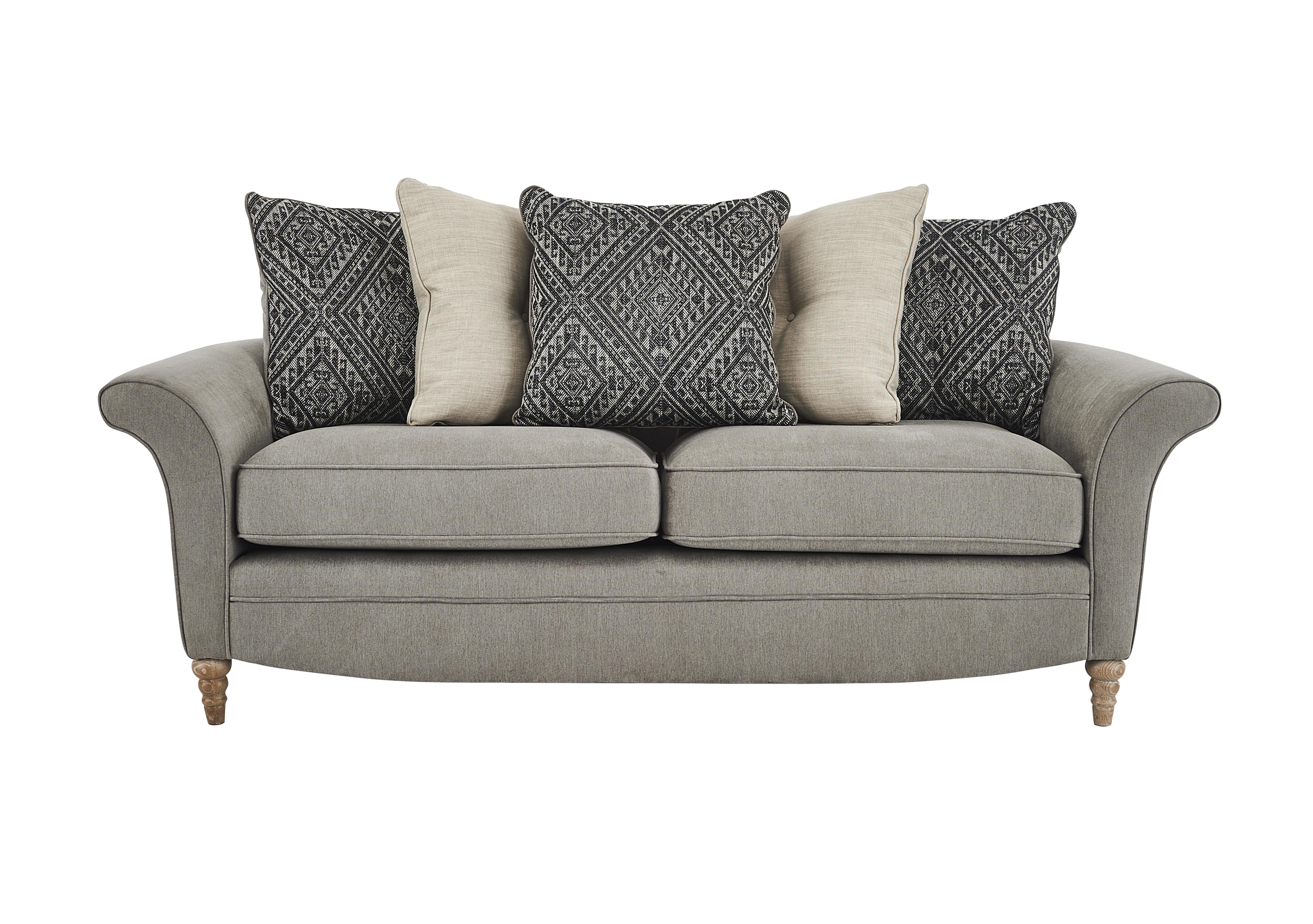 Diversity 3 Seater Scatter Back Fabric Sofa - Furniture Village