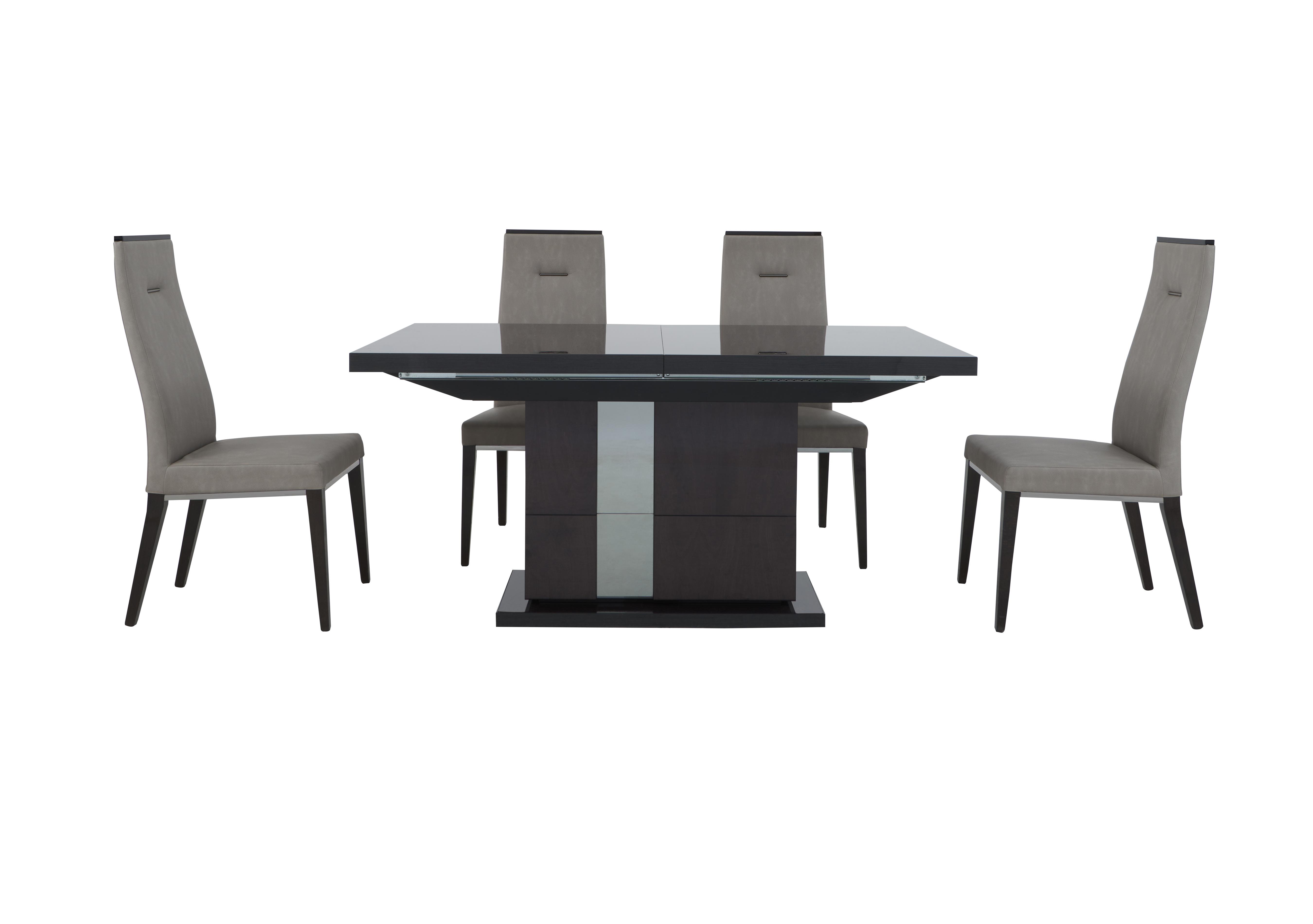 Avellino Extending Dining Table and 4 Dining Chairs - ALF - Furniture ...