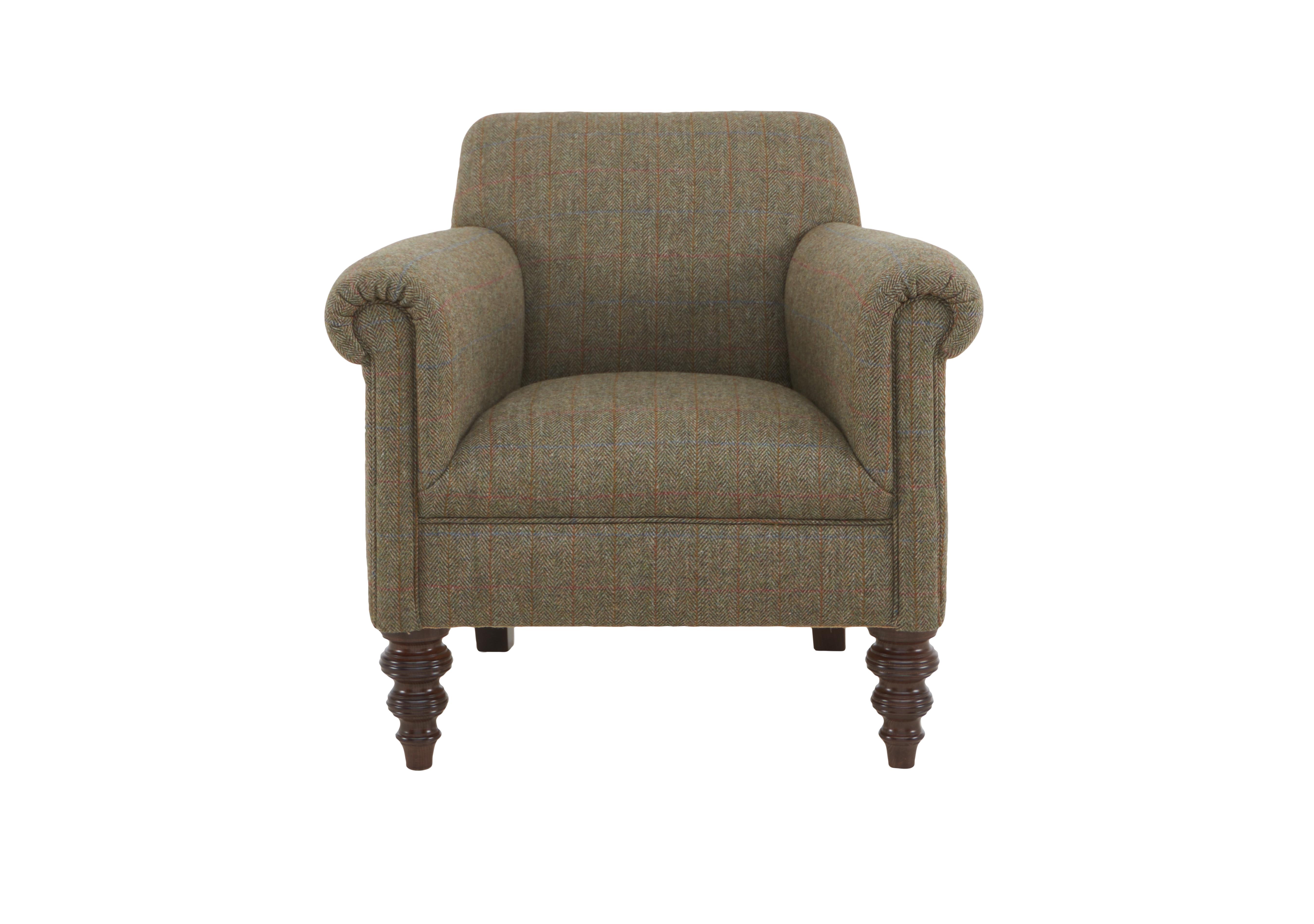 Talisker Tweed Fabric Accent Chair - Tetrad - Furniture Village