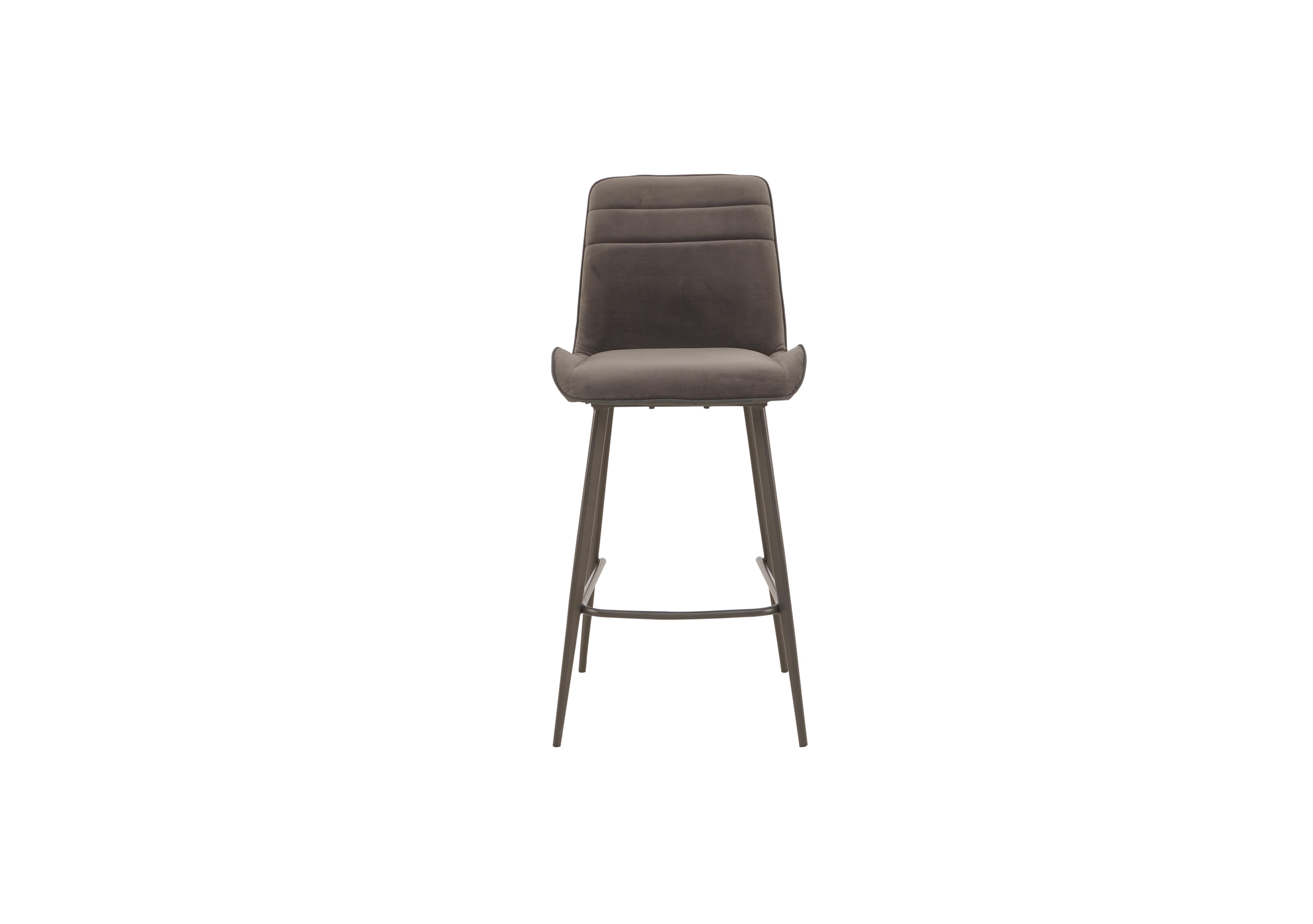 Samurai Velvet Bar Stool - Furniture Village