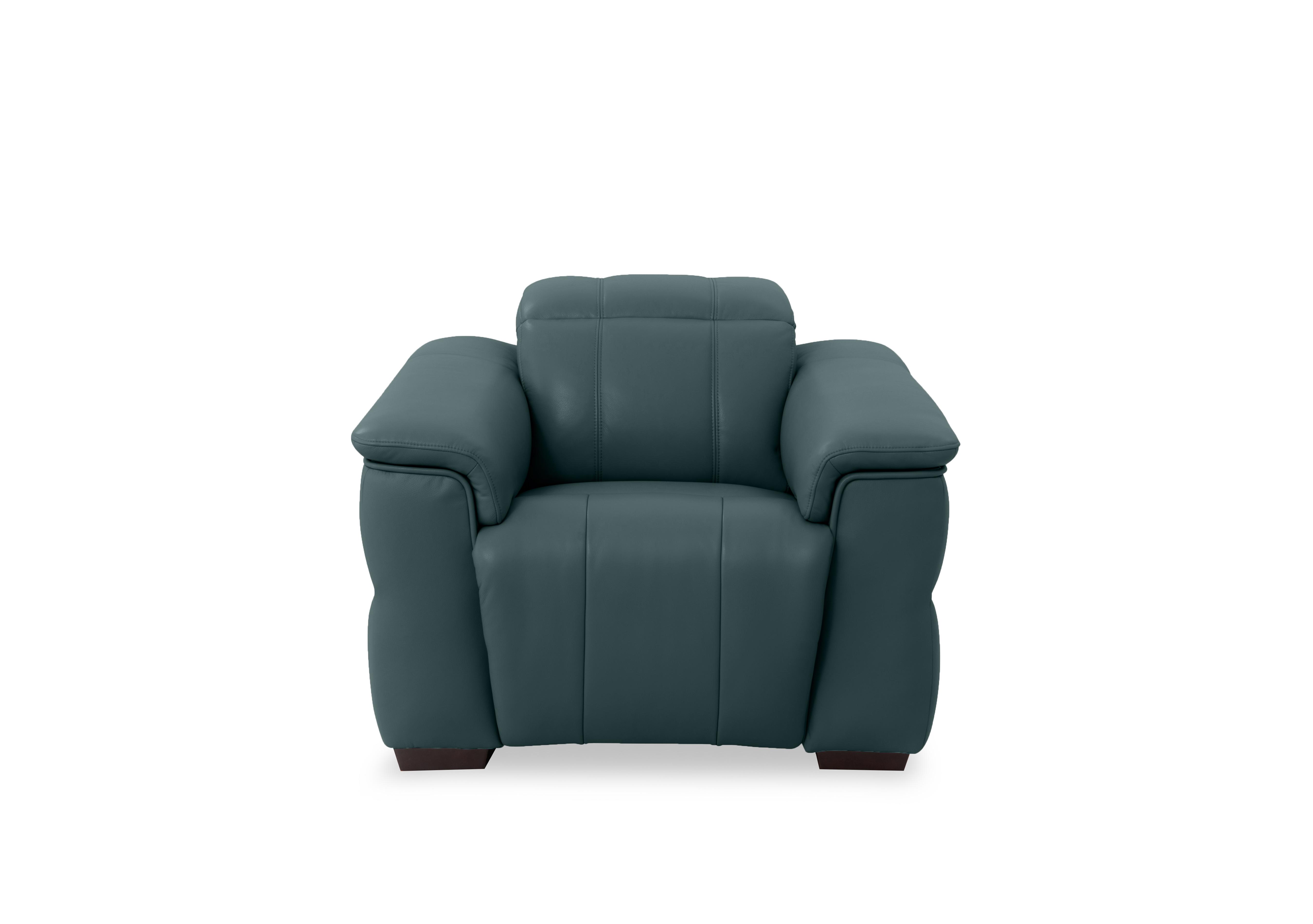 Inca Leather Power Recliner Chair with Power Headrest - Furniture Village