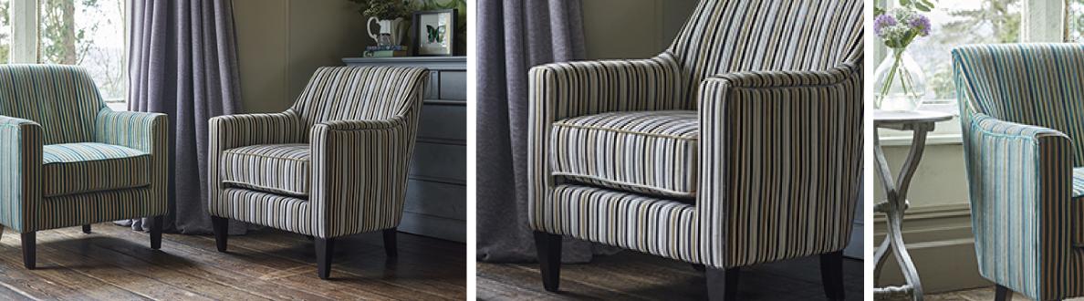 Baxter Fabric Armchair - Furniture Village