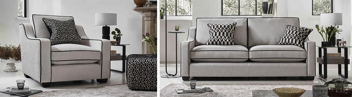 Celine 4 Seater Split Frame Sofa - Furniture Village