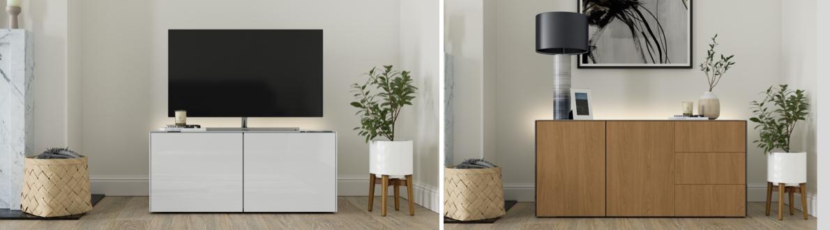 Lexa Smart 150cm Wide TV Unit - Furniture Village