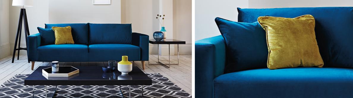 Magnus Large 2 Seater Fabric Sofa - Furniture Village