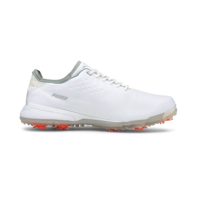 Men's PROAdapt Delta Spiked Golf Shoe - White | PUMA | Golf Shoes | Men ...