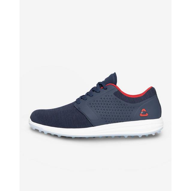 Men's The Moneymaker Spikeless Golf Shoe - Navy/Red | CUATER | Golf ...