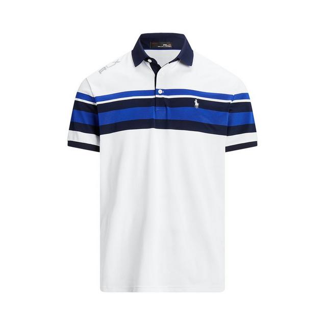 Men's Performance Pique Block Stripe Short Sleeve Polo | RLX | Golf ...