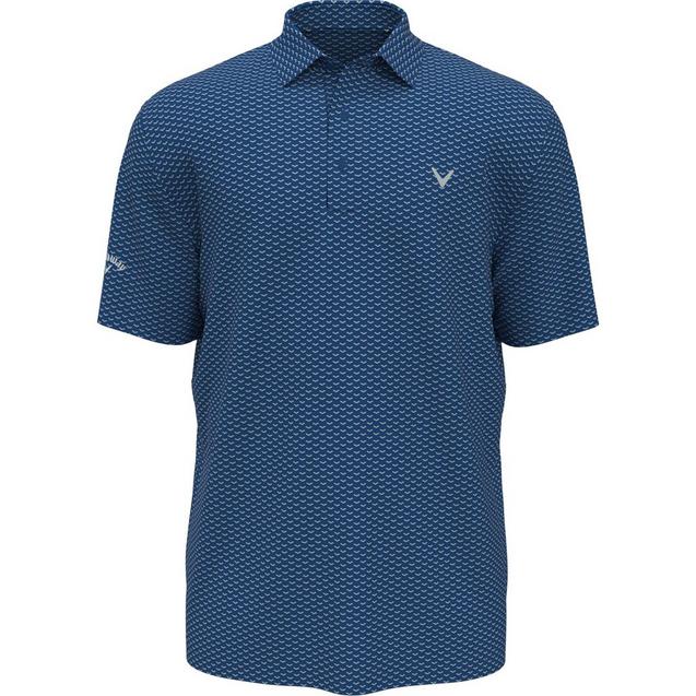 Men's Chev Jacquard Short Sleeve Polo | CALLAWAY | Shirts & Polos | Men ...