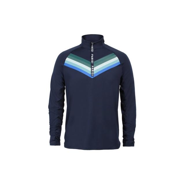 Men's Raglan Mock Neck Half Zip Pullover | PARISI | Sweaters & Vests ...
