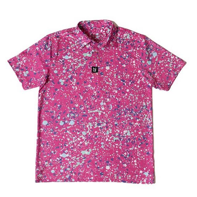 Men's Paint Splatter Short Sleeve Polo | NORTH GOLF GEAR | Golf Town ...