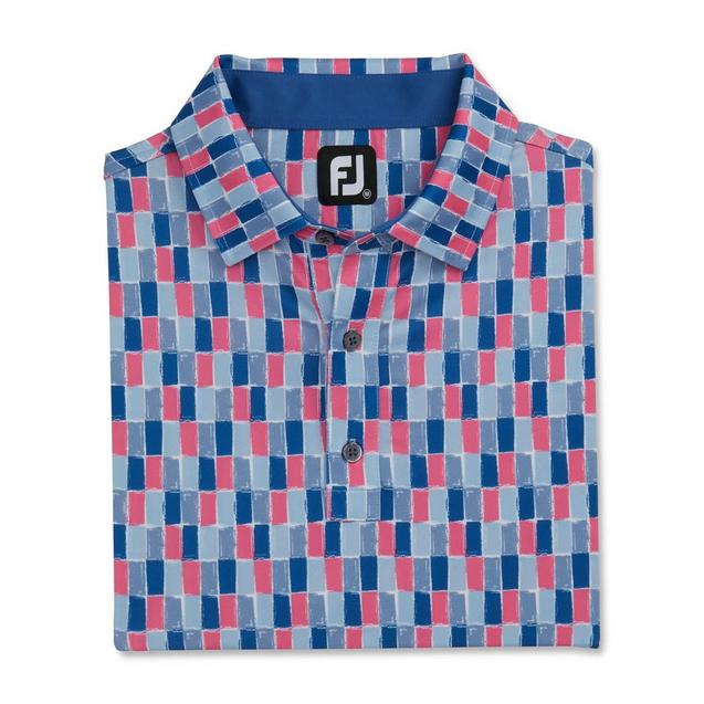 Men's Painted Tile Short Sleeve Polo | FOOTJOY | Shirts & Polos | Men's ...