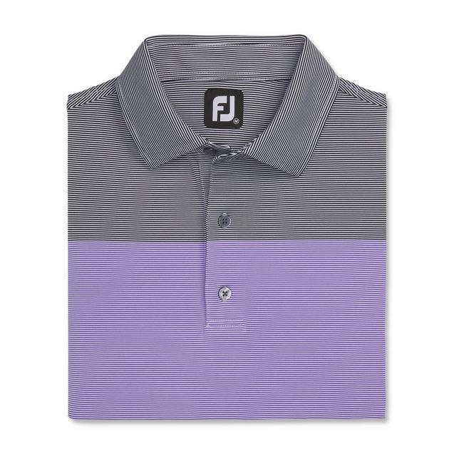 Men's End-on-End Block Short Sleeve Polo | FOOTJOY | Golf Town Limited
