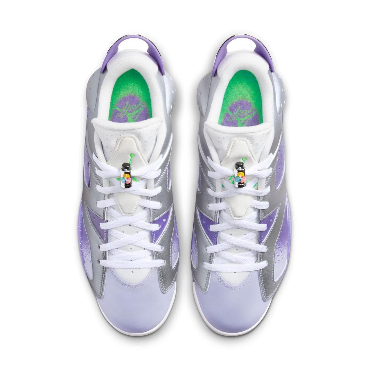 Jordan Retro 6 G NRG Spiked Golf Shoe-Purple/Silver Jordan Retro 6 G NRG Spiked Golf Shoe-Purple/Silver