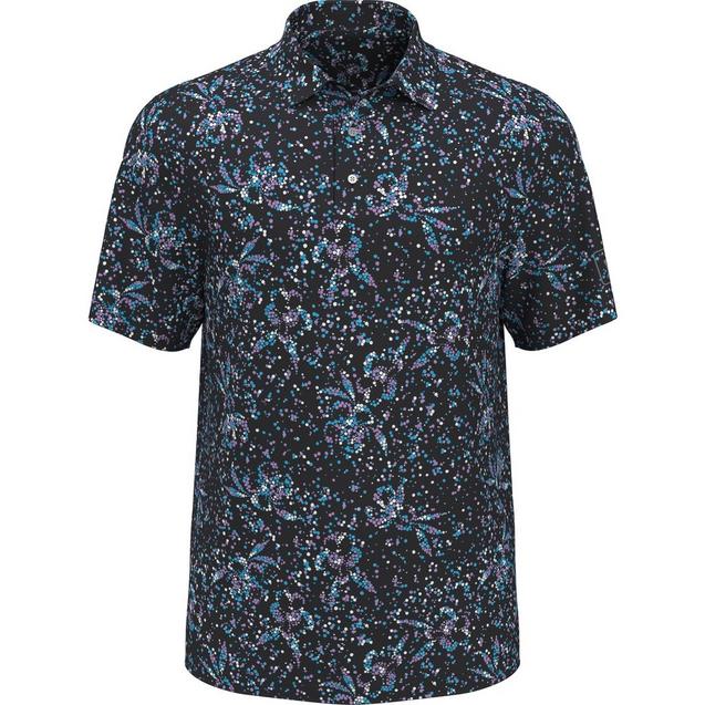 Men's Clustered Confetti Print Short Sleeve Polo | PGA TOUR | Shirts ...