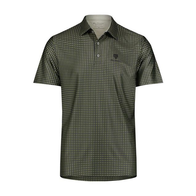 Men's Split Spot Geo Tech Short Sleeve Polo | BEN SHERMAN | Shirts ...