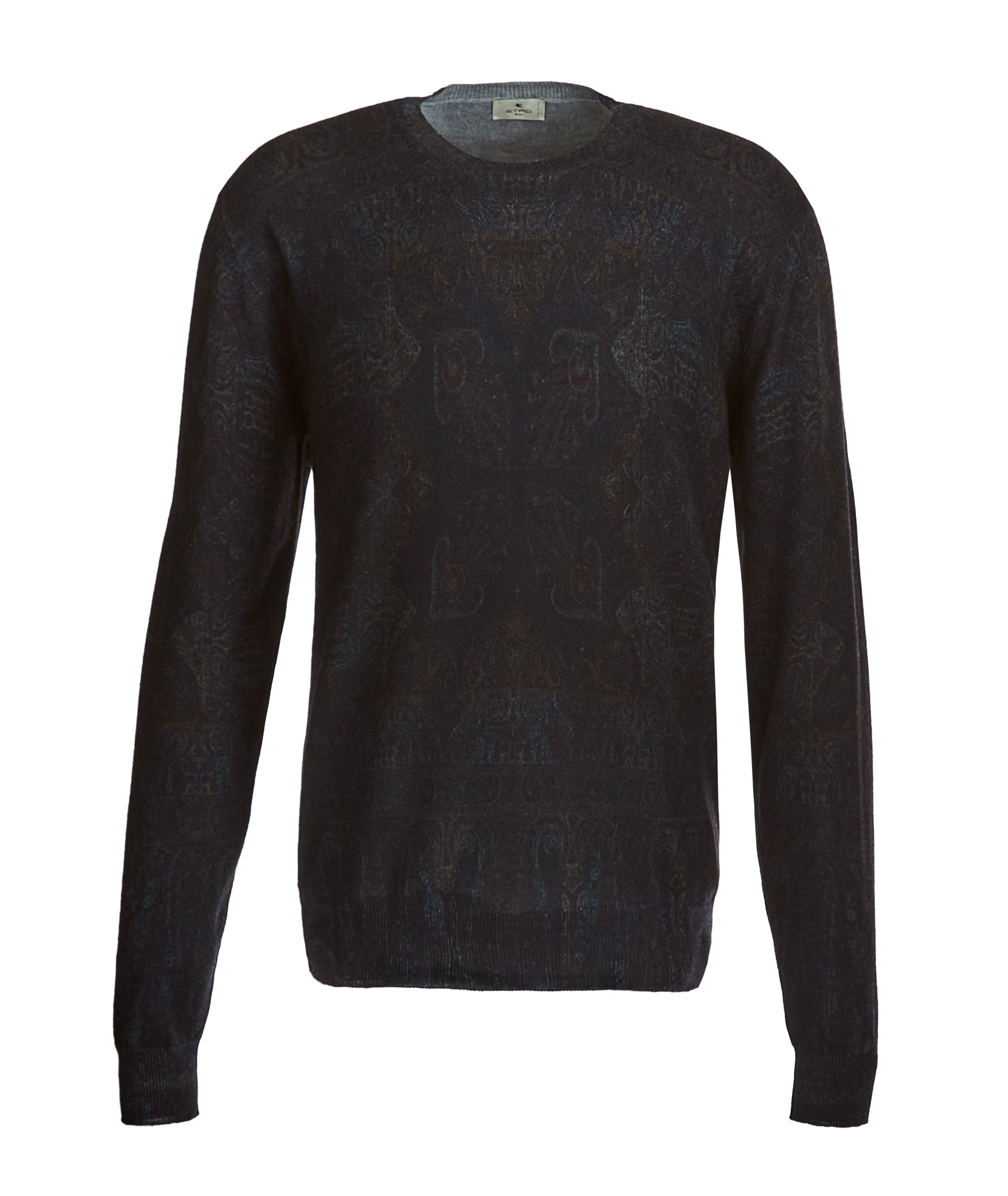 Etro Paisley Print Wool Crew Neck Sweater | Sweaters & Knits | Final Cut