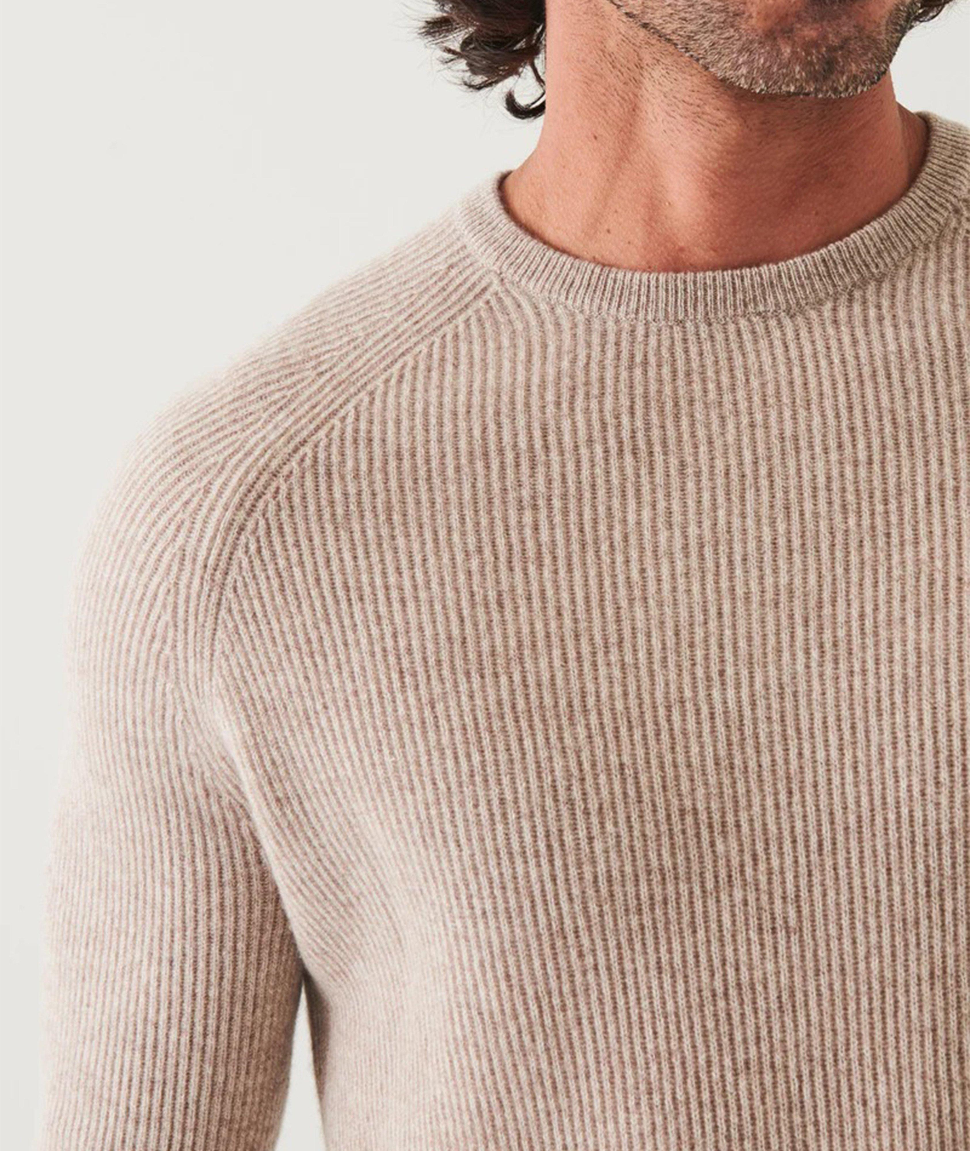 Patrick Assaraf Ribbed Cashmere Crewneck Sweater | Sweaters & Knits ...