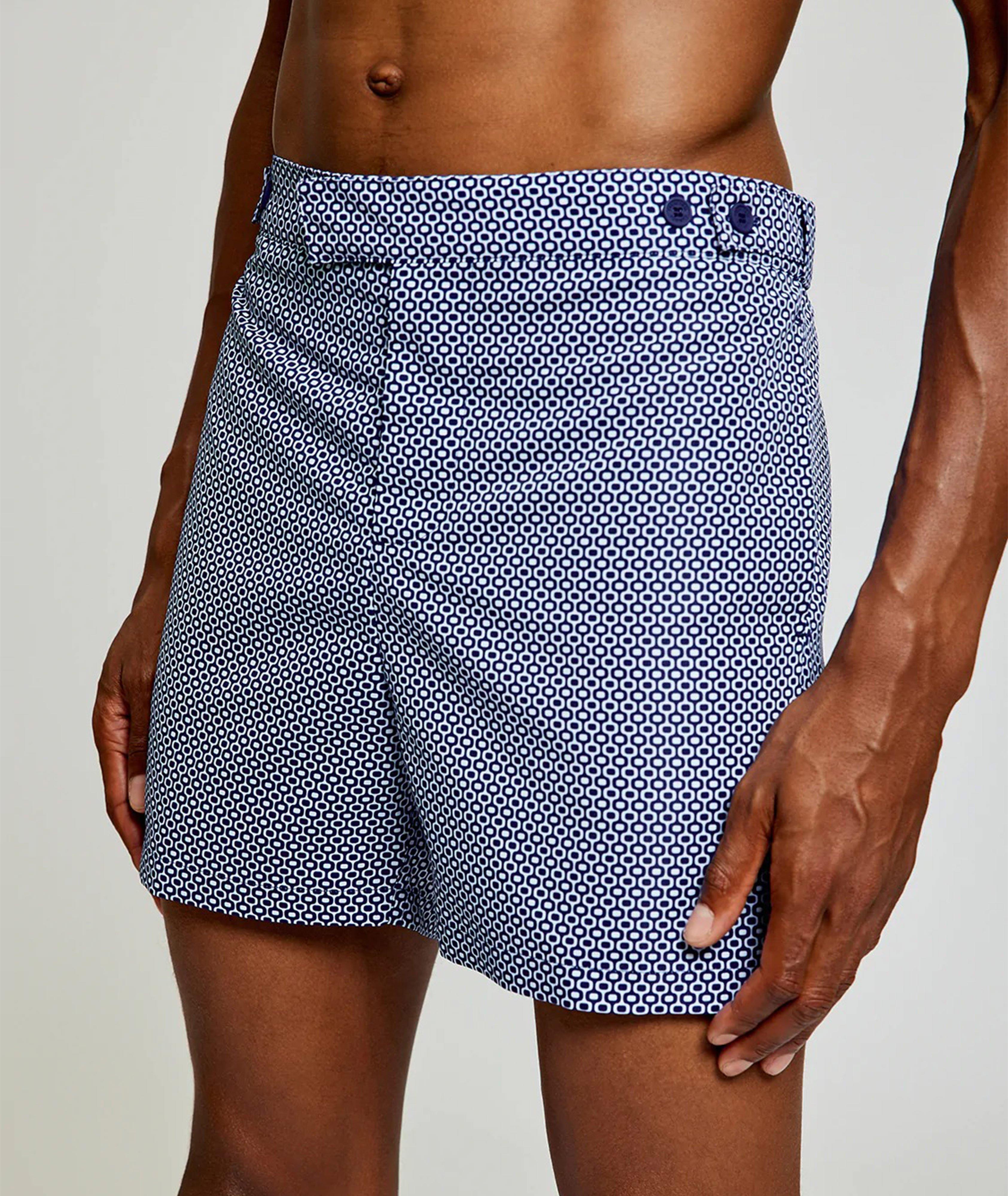 Frescobol Carioca Tailored Ipanema Print Swim Shorts | Swimwear | Final Cut