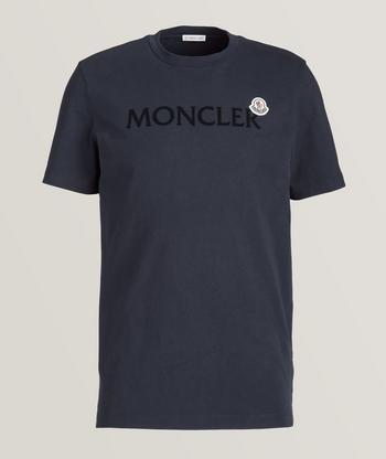 Mens navy moncler t shirt store