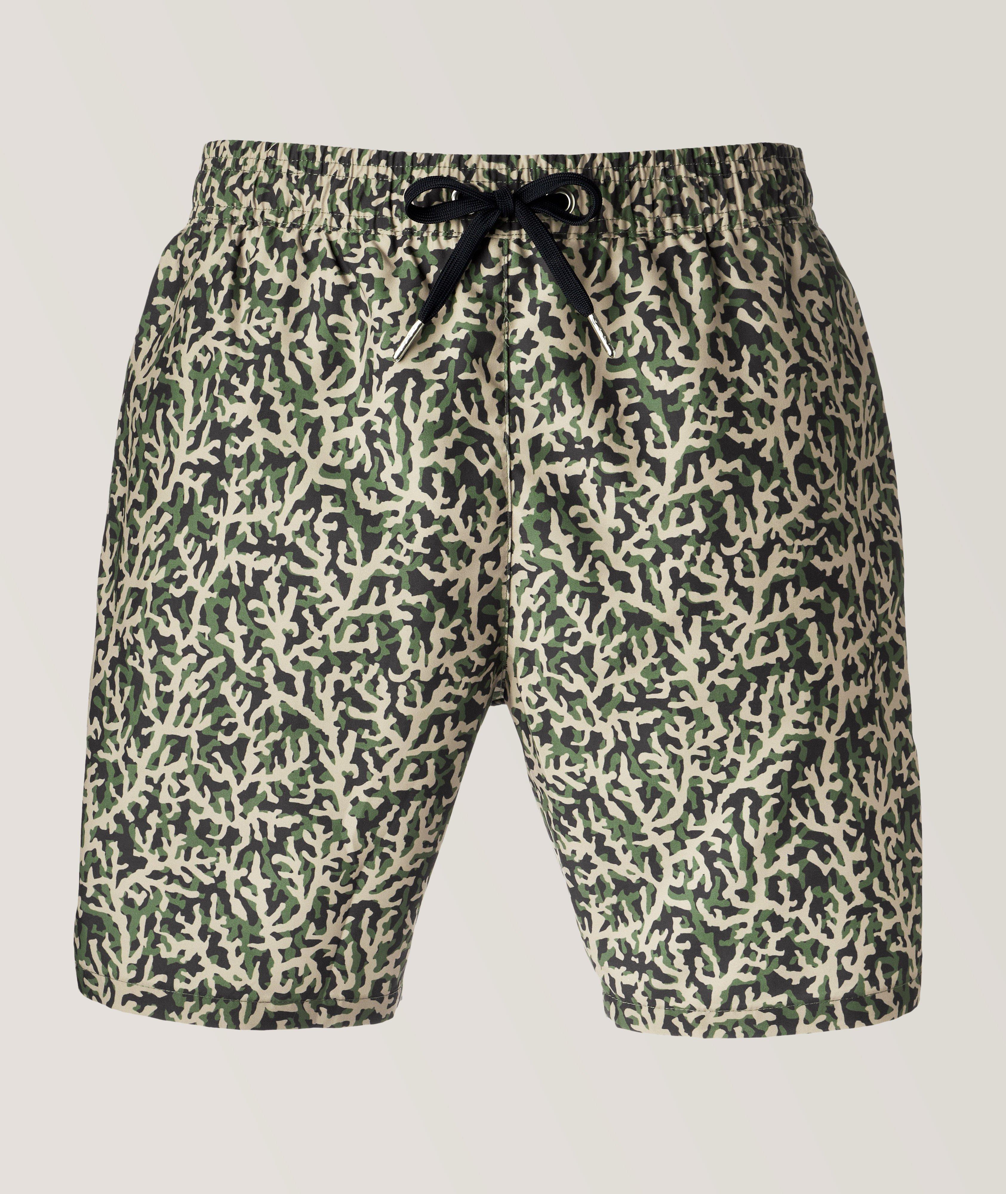 Benson 7 Mile Coral Pattern Swim Shorts | Swimwear | Final Cut