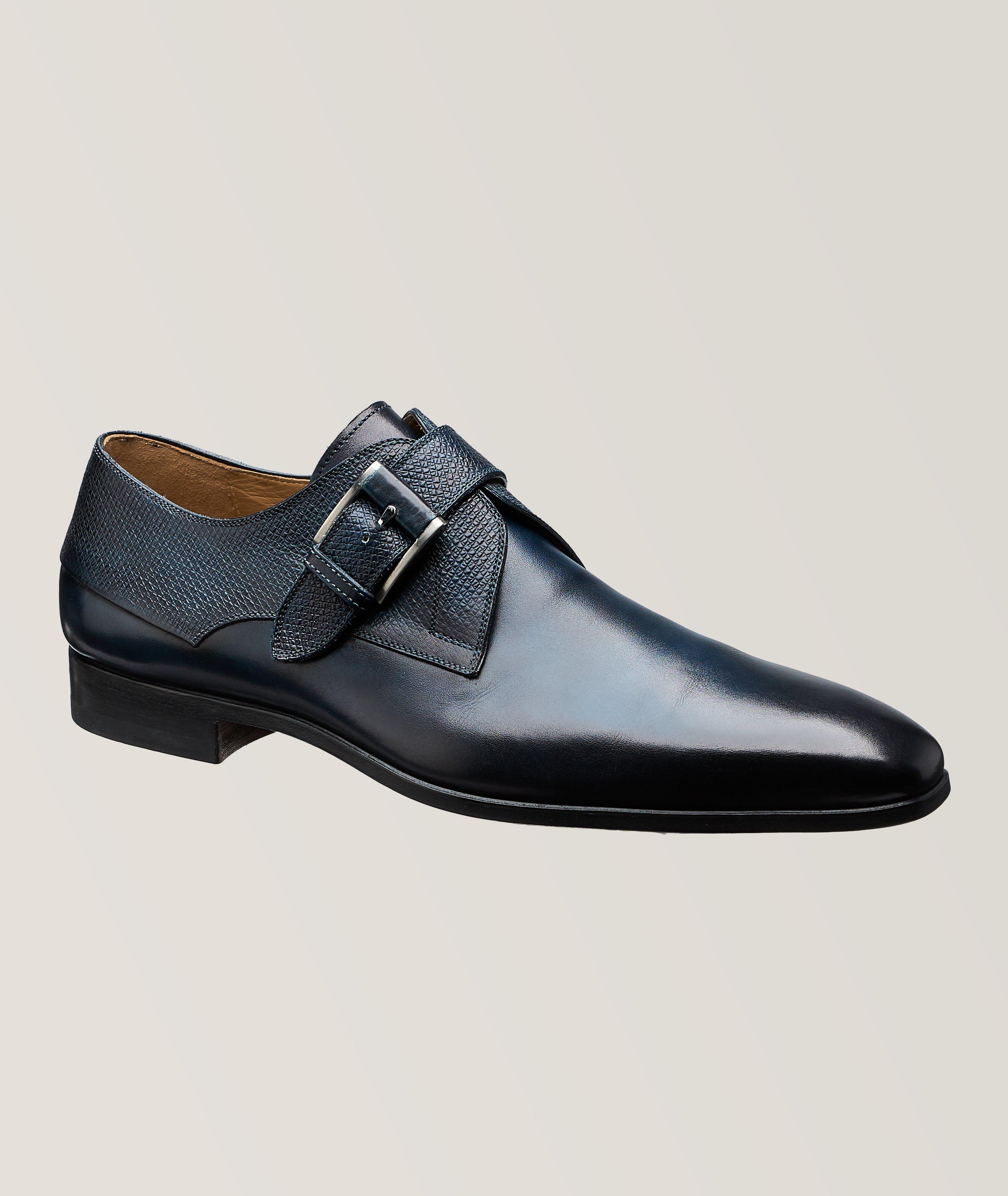 Magnanni Farrell Leather Monkstraps | Dress Shoes | Final Cut