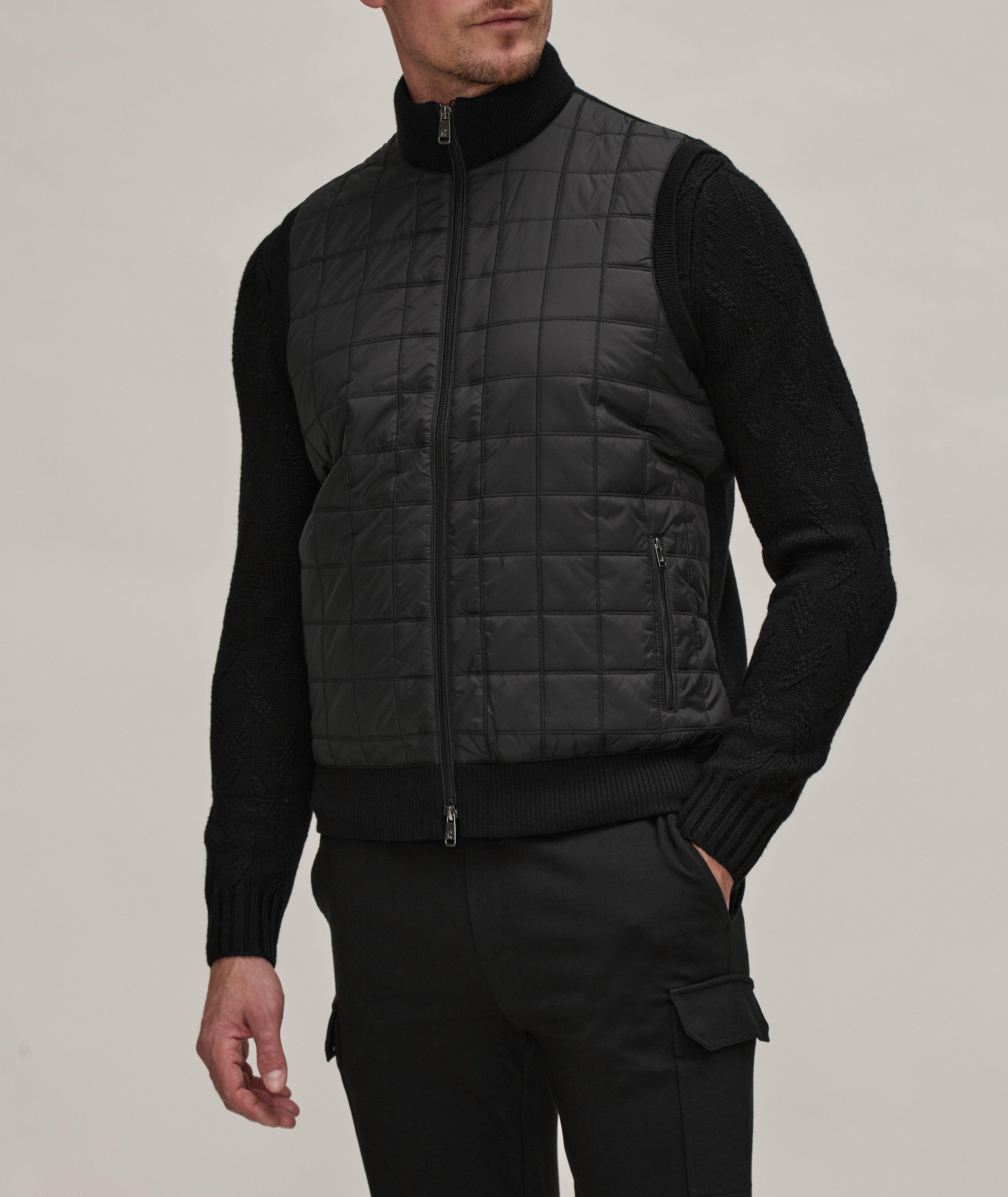 Raffi Sutton Quilted Wool-Blend Vest | Coats | Final Cut