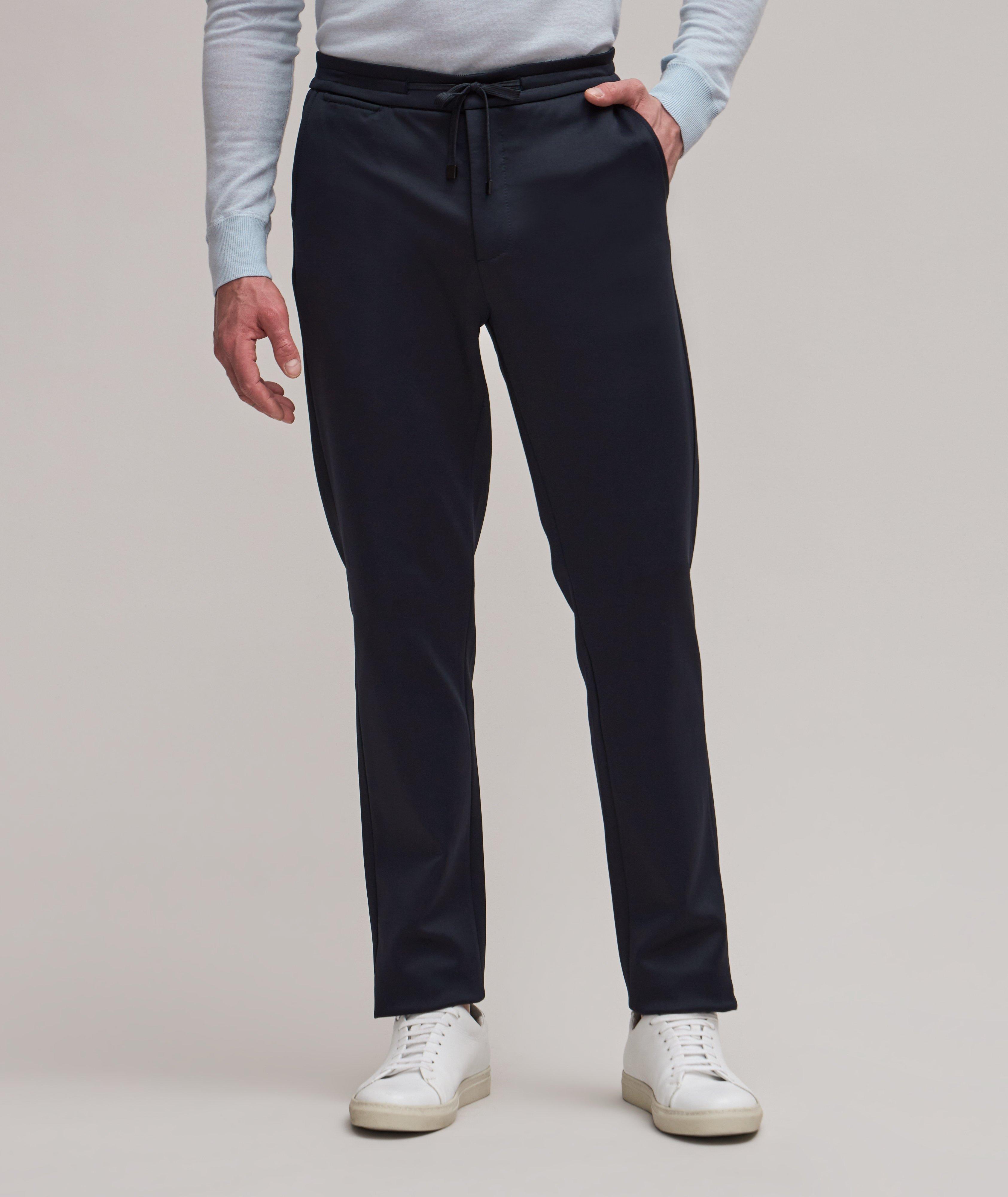 Bugatchi Drawstring Stretch-Cotton Comfort Sweatpants | Pants | Final Cut