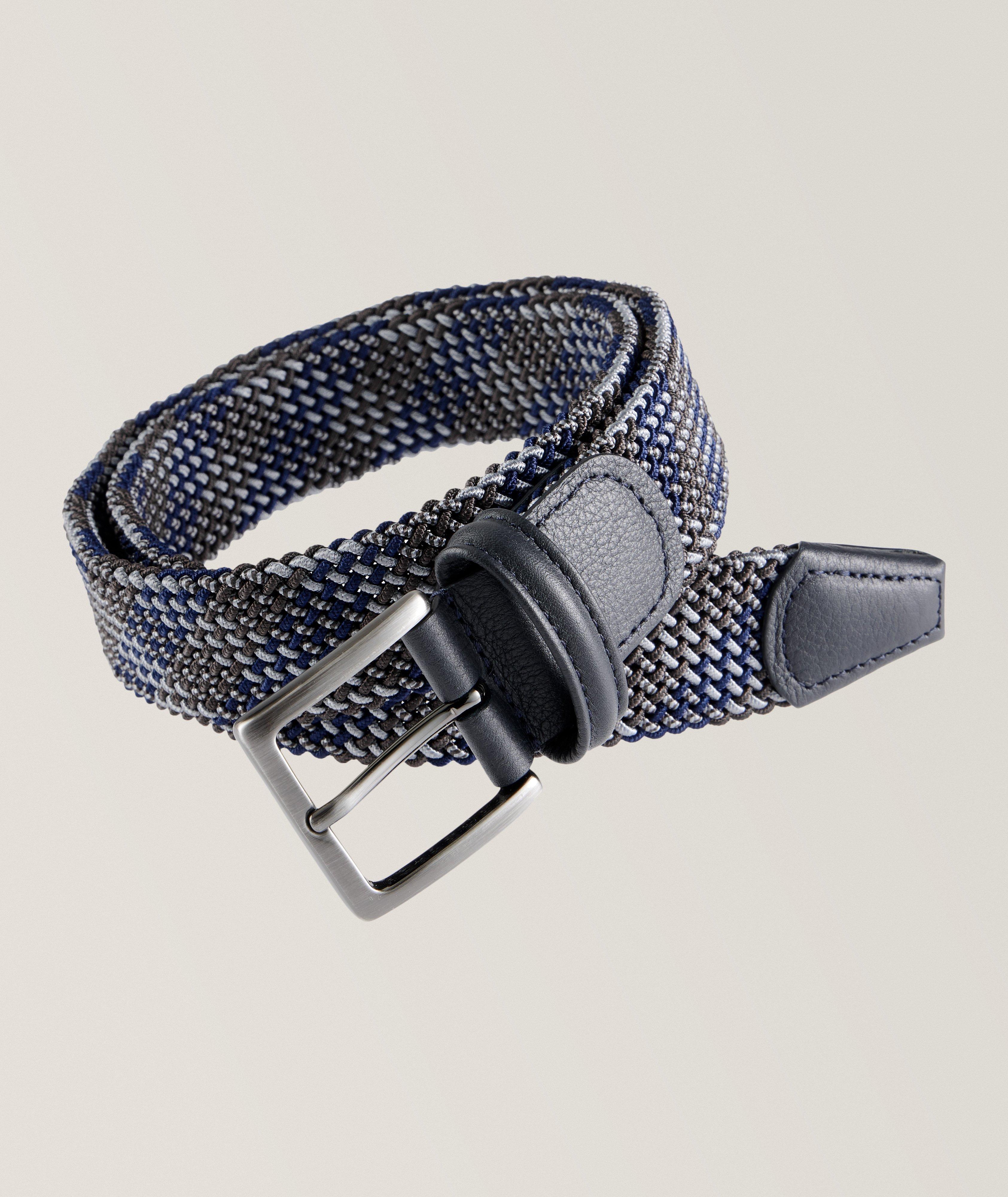 Anderson's Diagonal Patterned Stretch Tubular Woven Belt | Belts ...