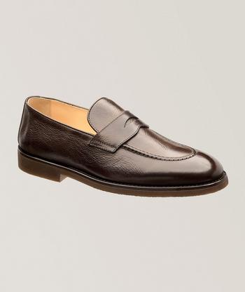Berluti Andy Demesure Scritto Leather Penny Loafers | Dress Berluti Andy Demesure Scritto Leather Penny Loafers | Dress