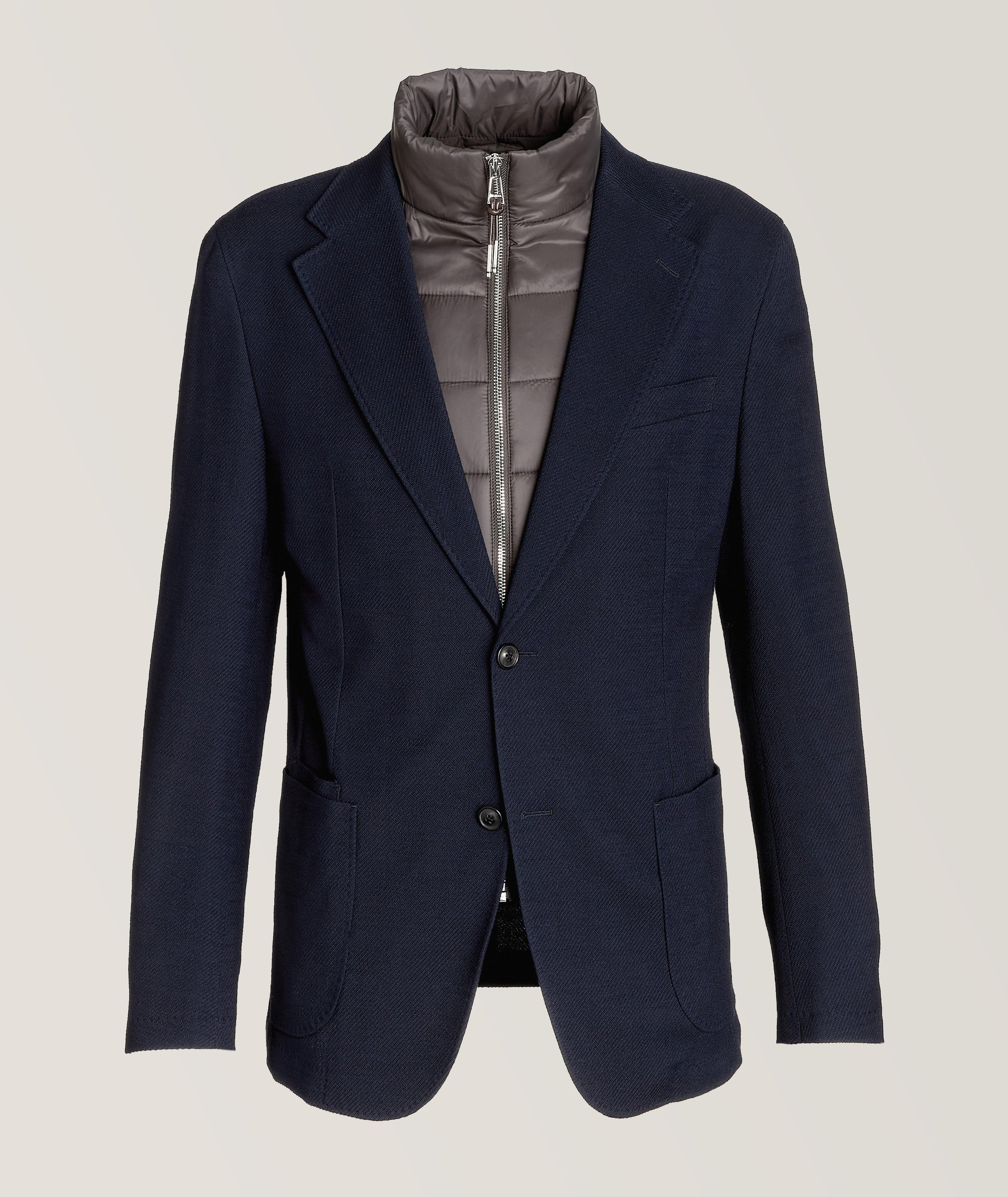 Windsor Triest Textured Stretch Wool-Cotton Blend Sport Jacket | Sport ...