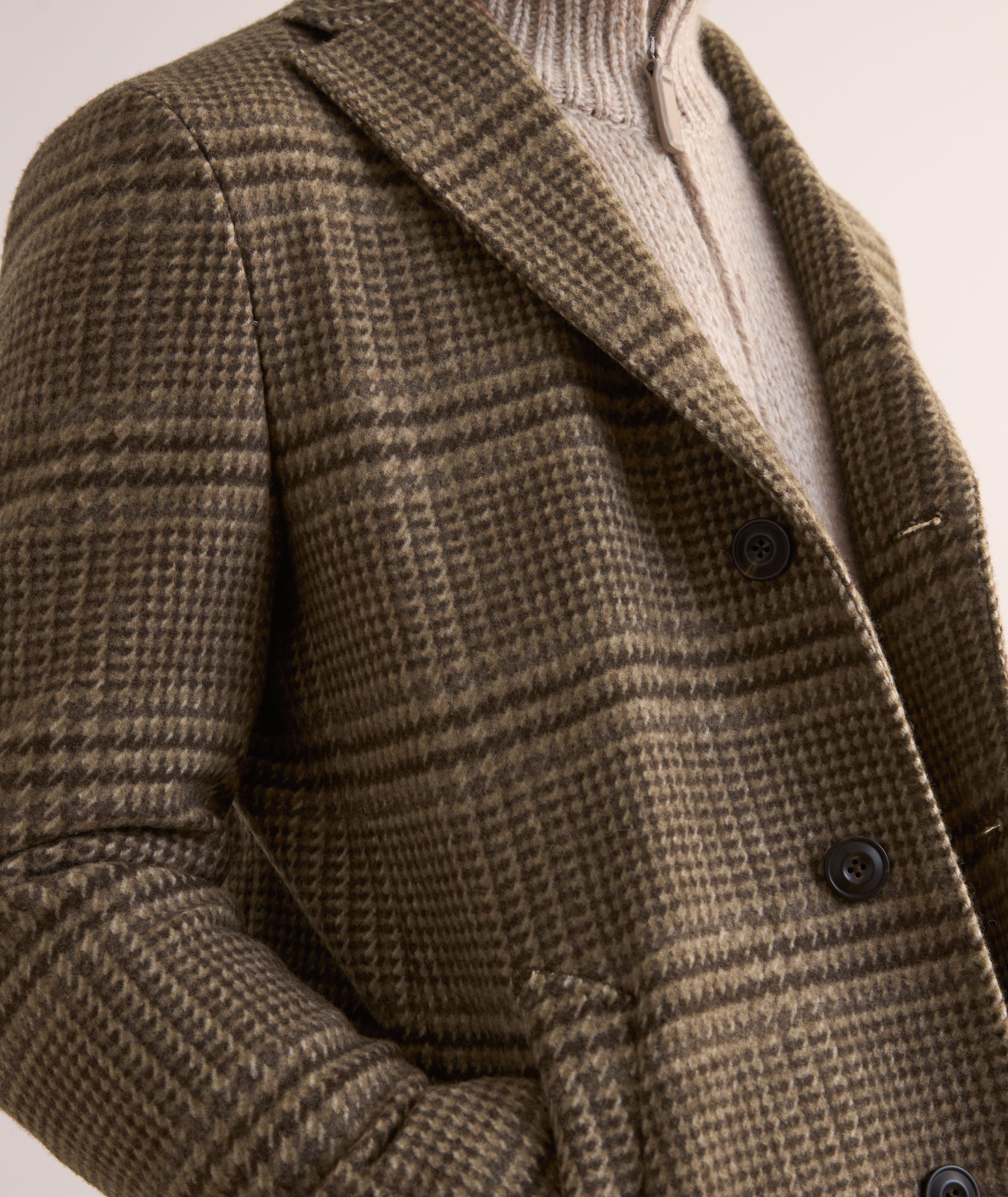 Harold Houndstooth Wool-Cashmere Overcoat | Coats | Final Cut