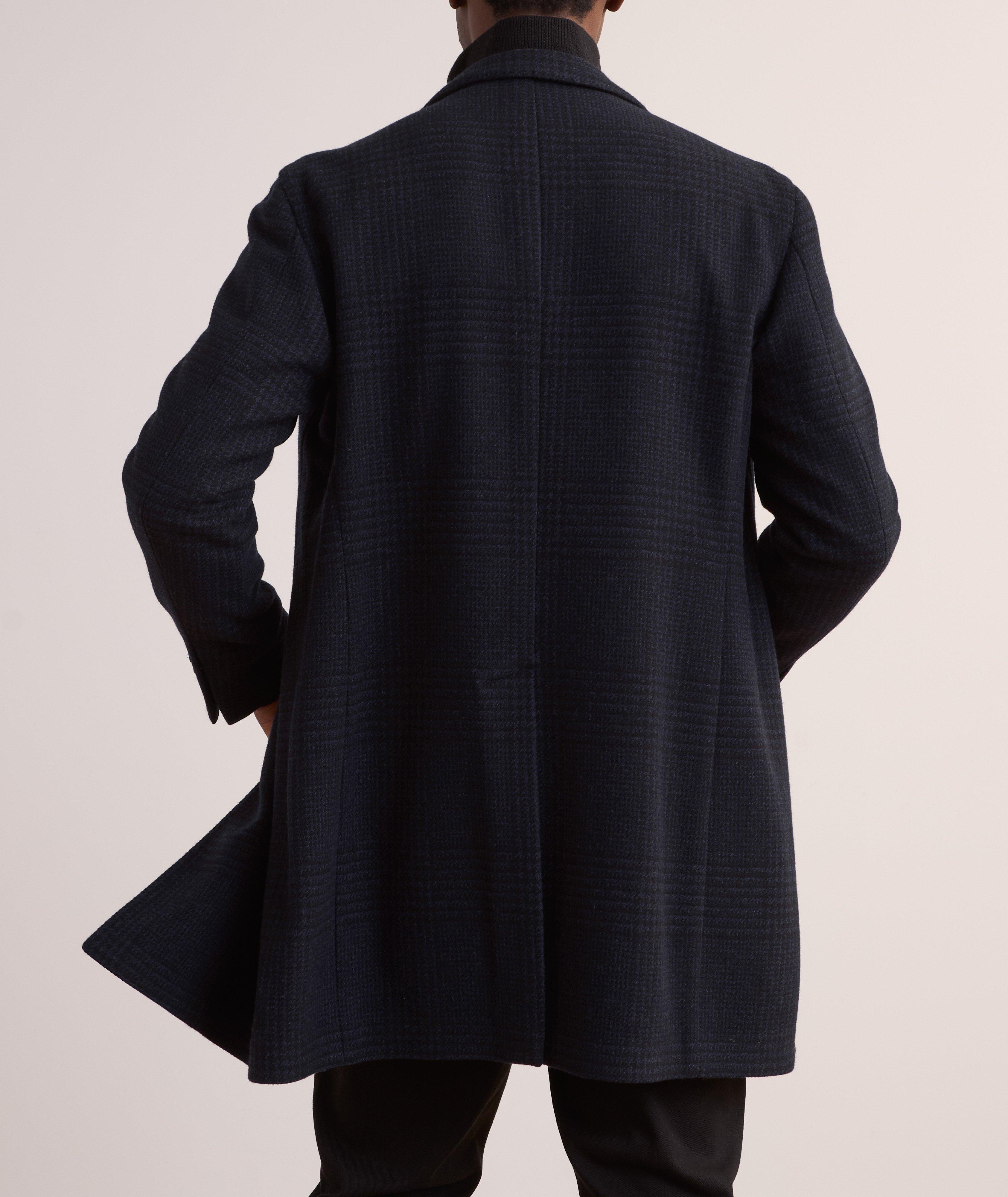 Harold Houndstooth Wool-Cashmere Overcoat | Coats | Final Cut