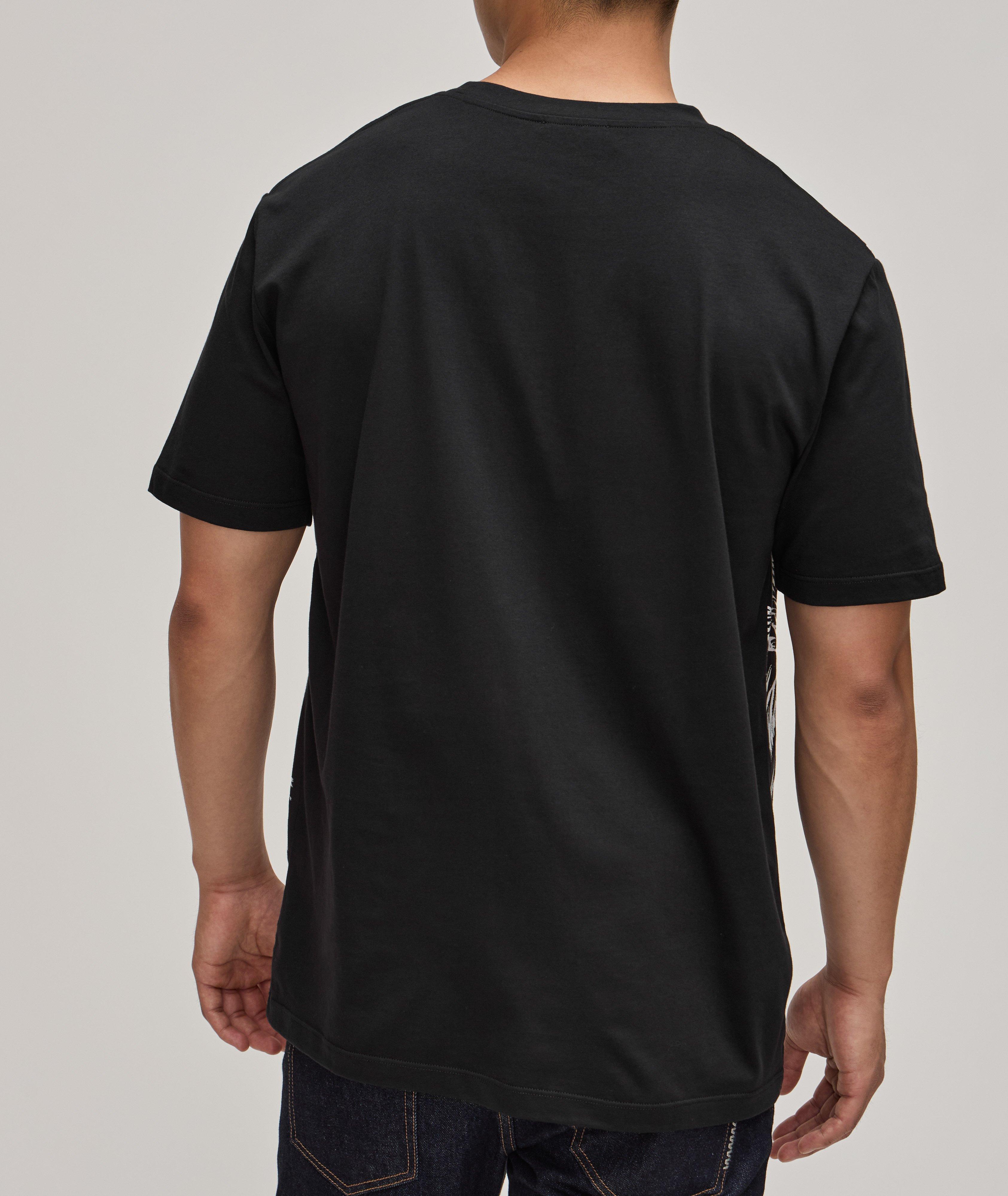 Balmain Vintage Palm Tree Print Cotton T-Shirt | T-Shirts | Final Cut