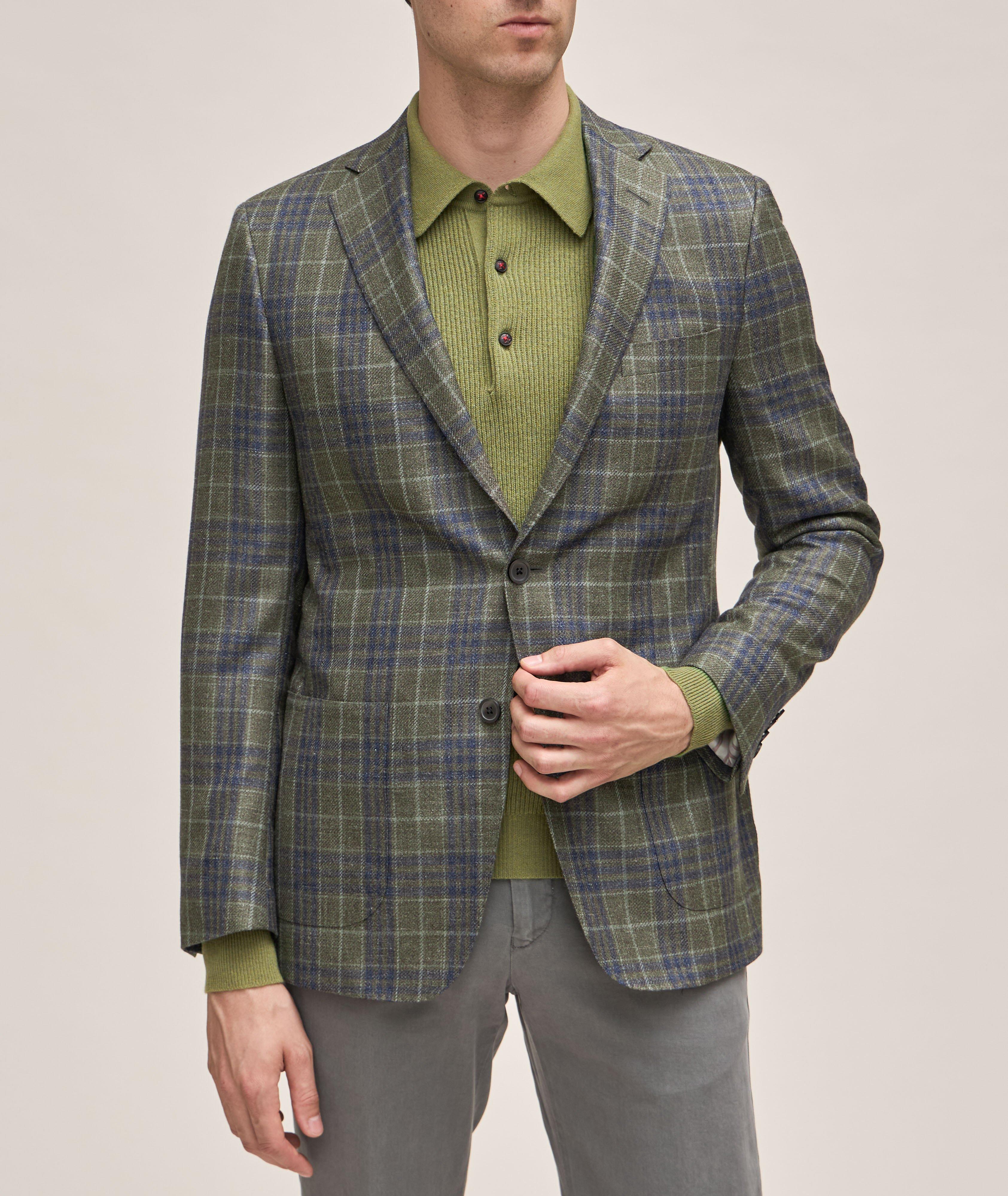 Samuelsohn Plaid Wool-Blend Sport Jacket | Sport Jackets | Final Cut