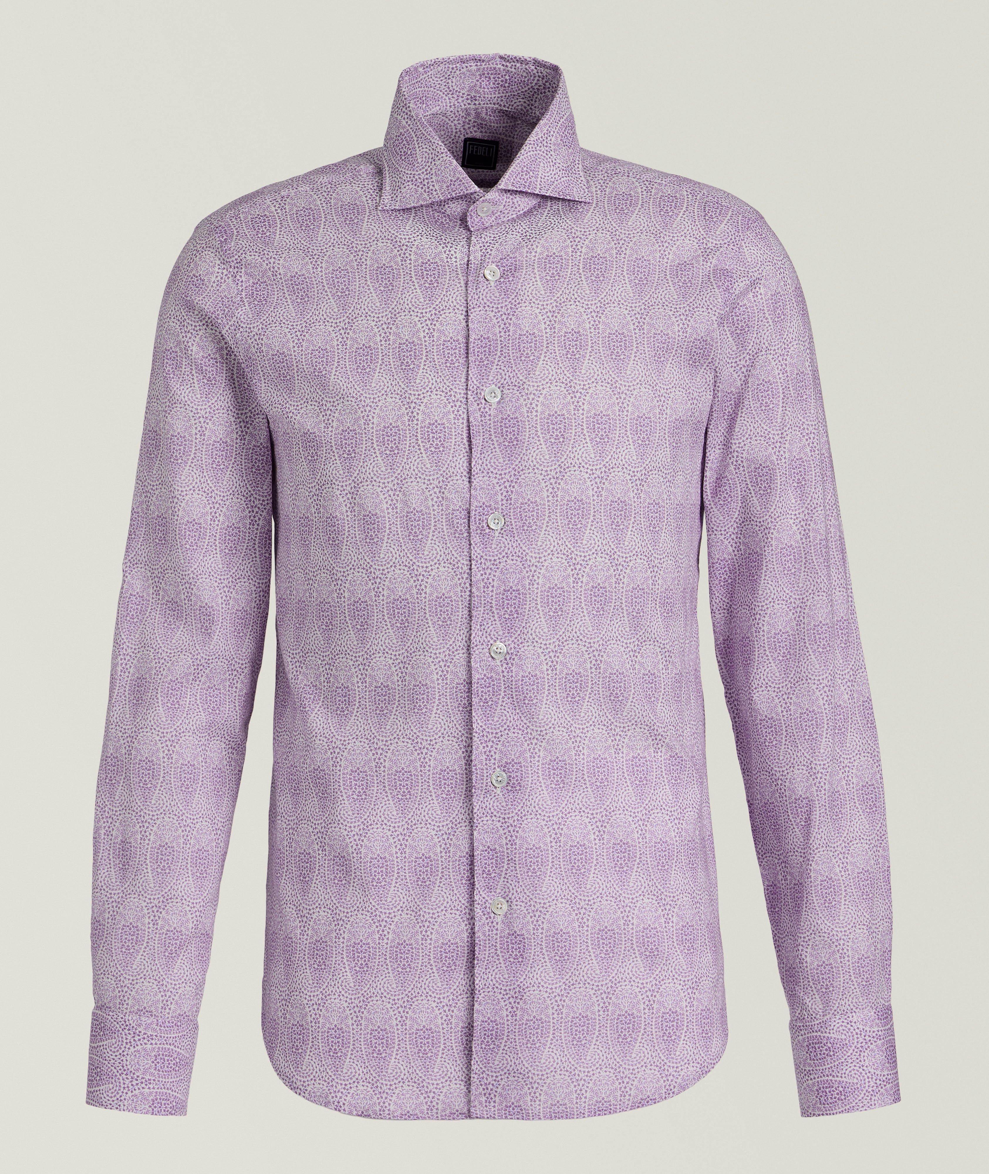 Fedeli Sean Floral Cotton Voile Shirt | Casual Shirts | Final Cut