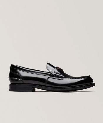 Ferragamo Foster Double Gancini Bit Pebbled Leather Loafers Ferragamo Foster Double Gancini Bit Pebbled Leather Loafers