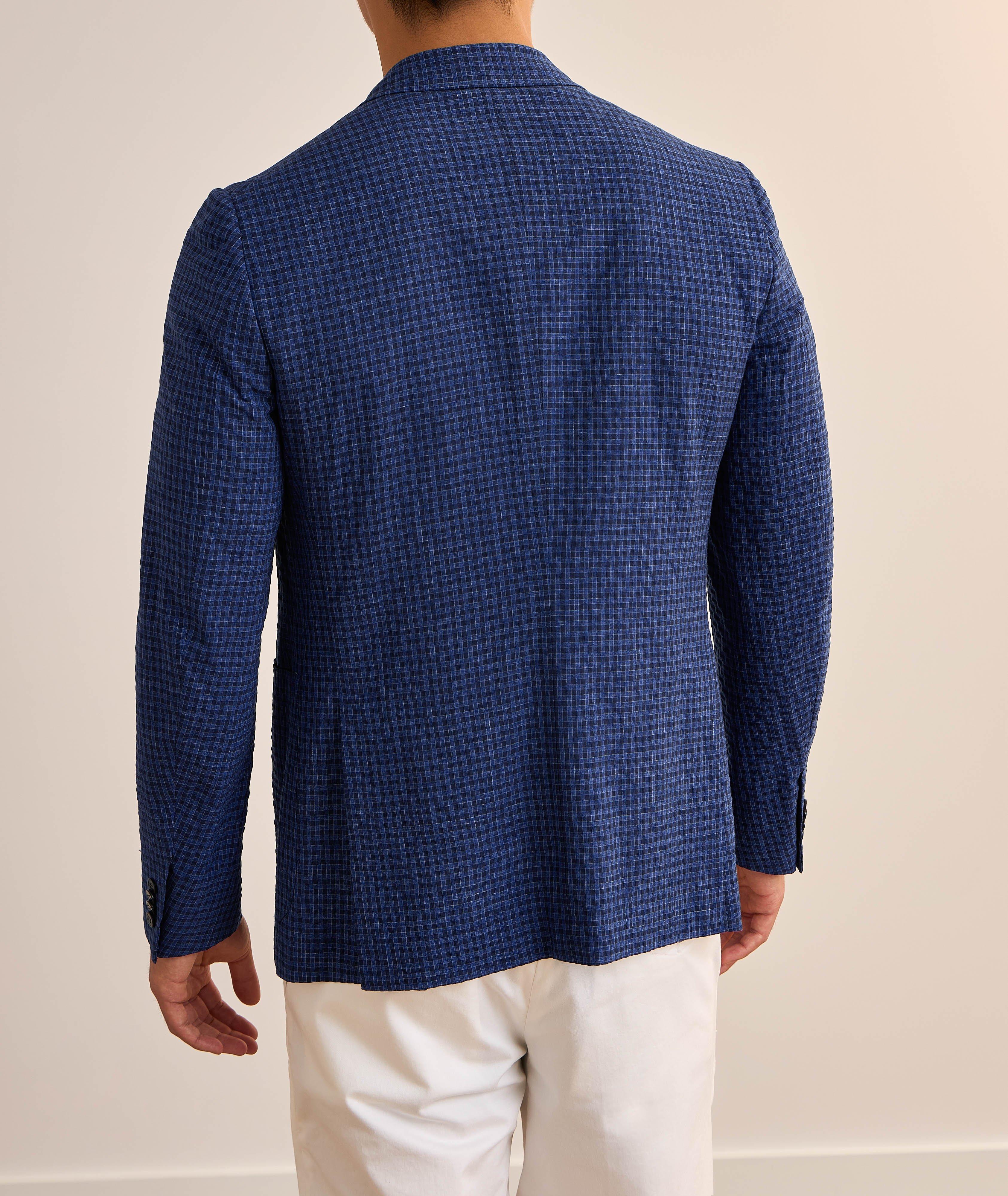 Isaia Capri Micro-Check Sport Jacket | Sport Jackets | Final Cut